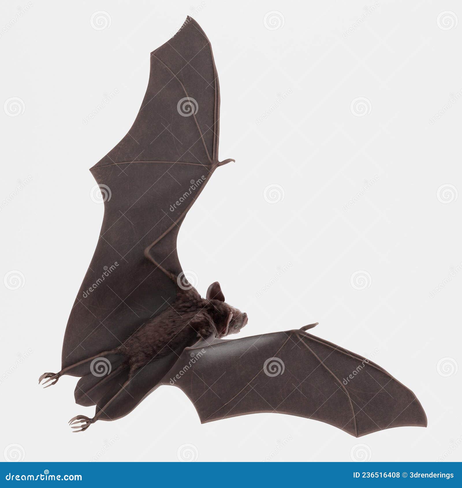 3D Render of Vampire Bat stock illustration. Illustration of desmodus ...
