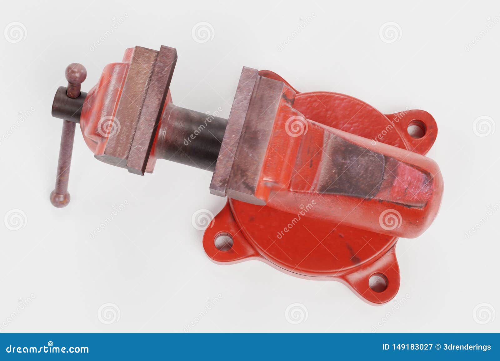 3D Render of Vice Tool stock illustration. Illustration of vice - 149183027
