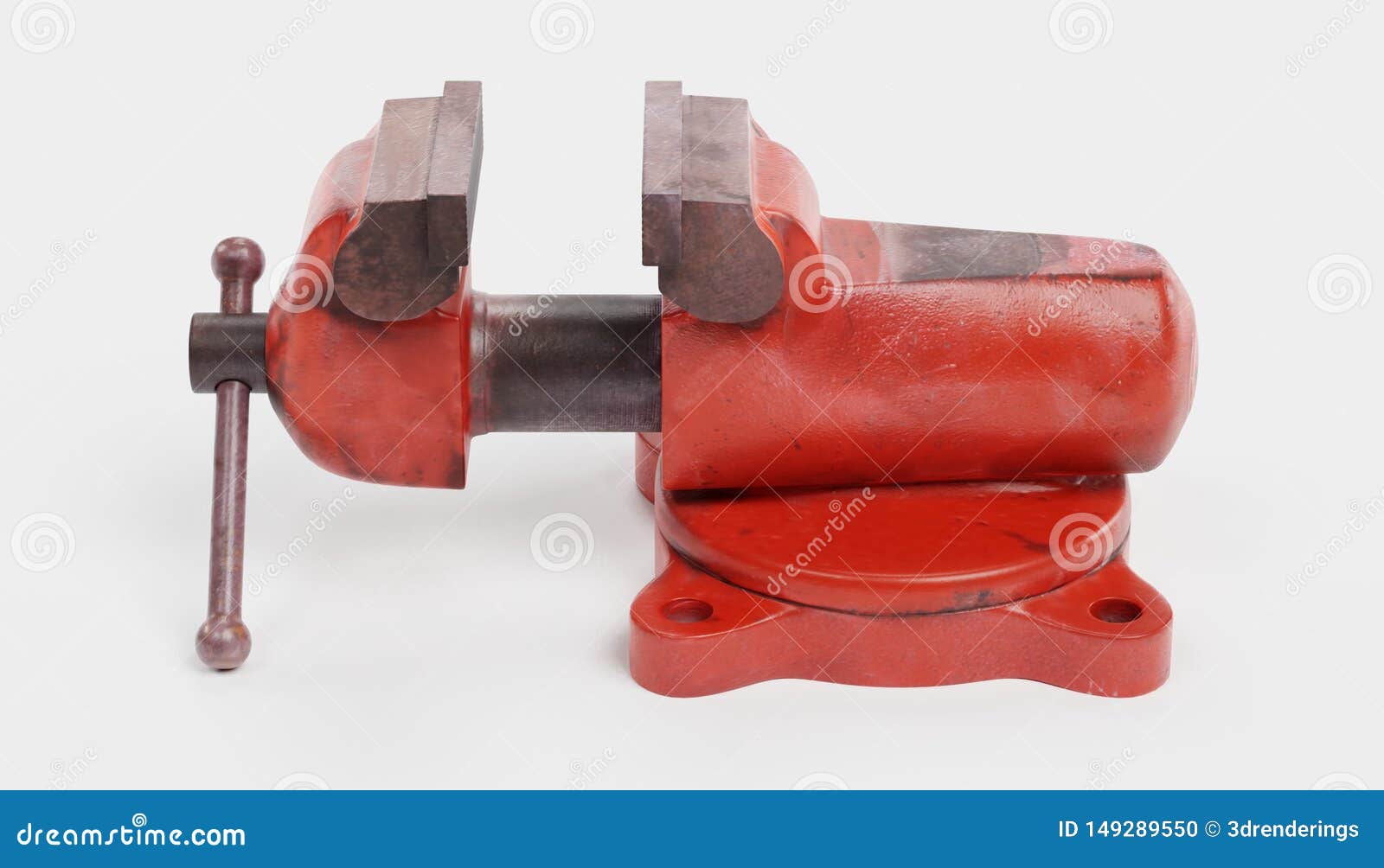 3D Render of Vice Tool stock illustration. Illustration of craft ...