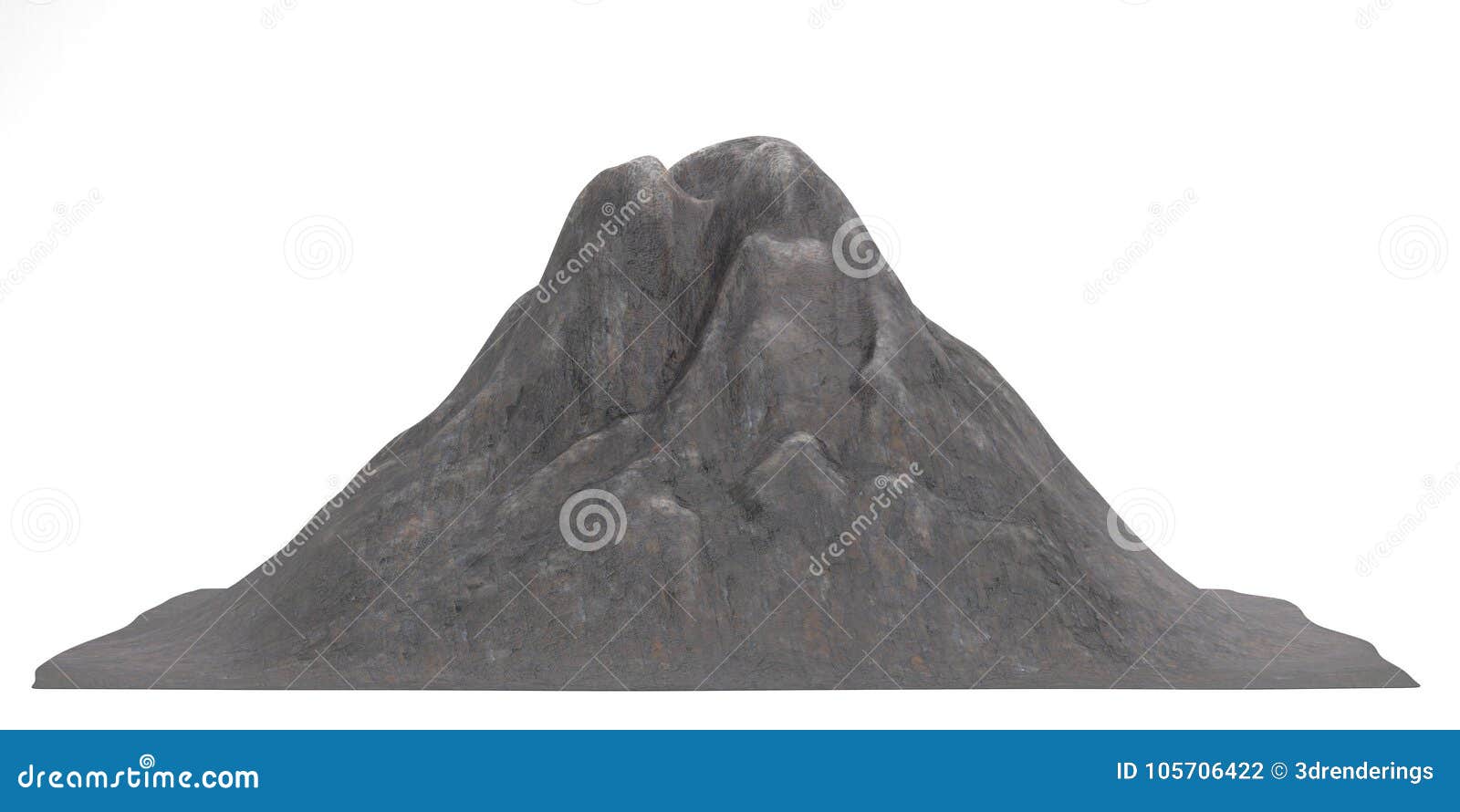 3D Render Of Volcano Stock Photo | CartoonDealer.com #105706422