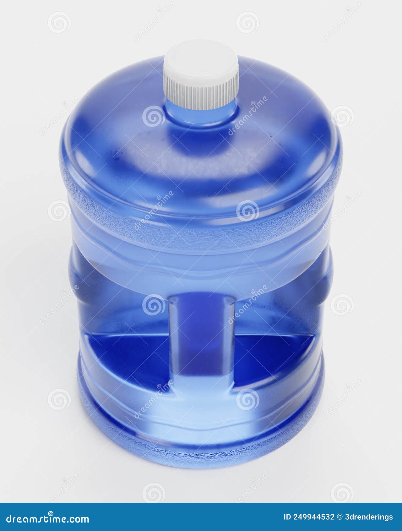 3D Render of Water Barrel stock illustration. Illustration of barrel ...