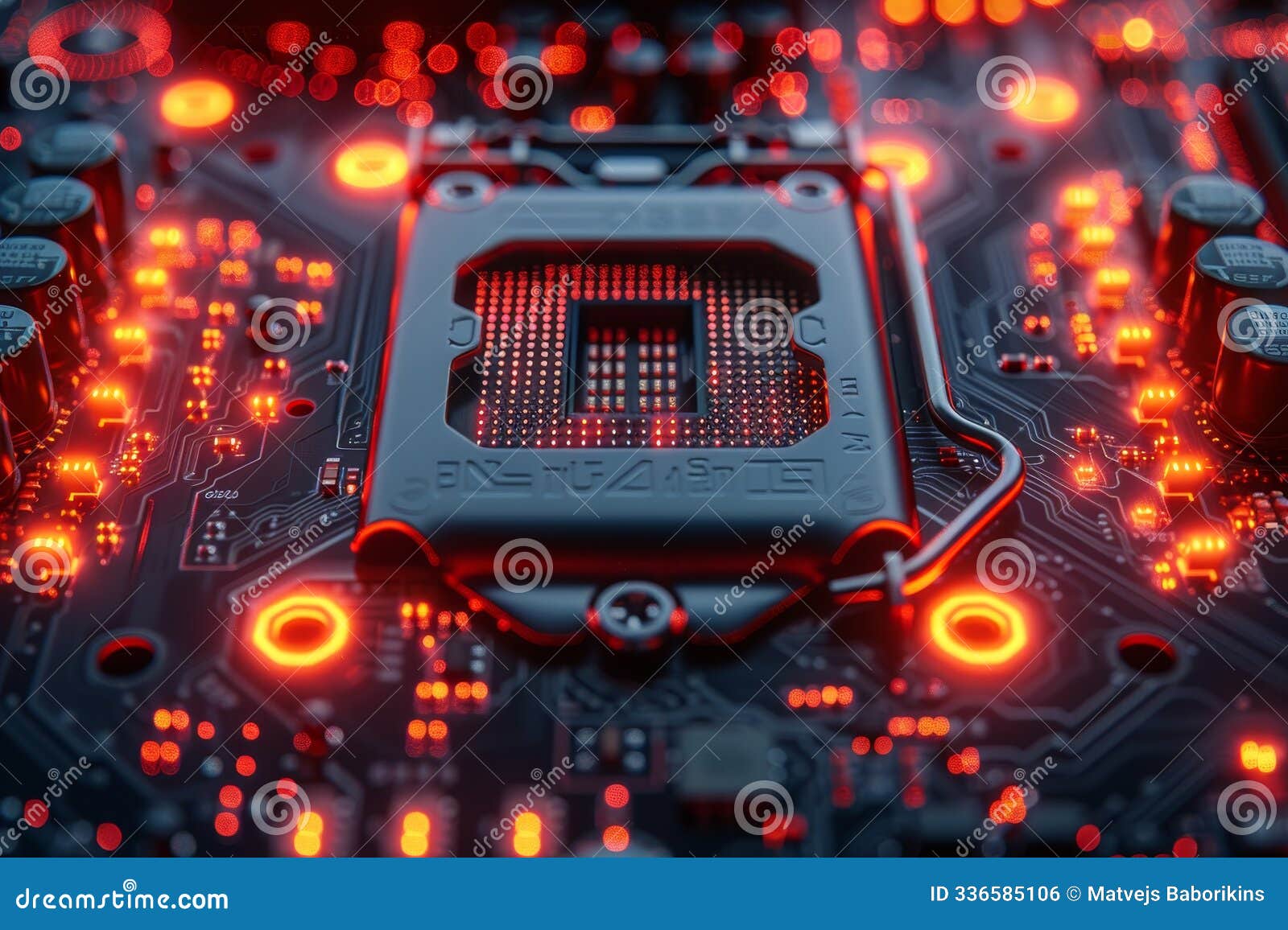 Realistic 3d Rendering of Cryptocurrency Mining Setup Featuring ...