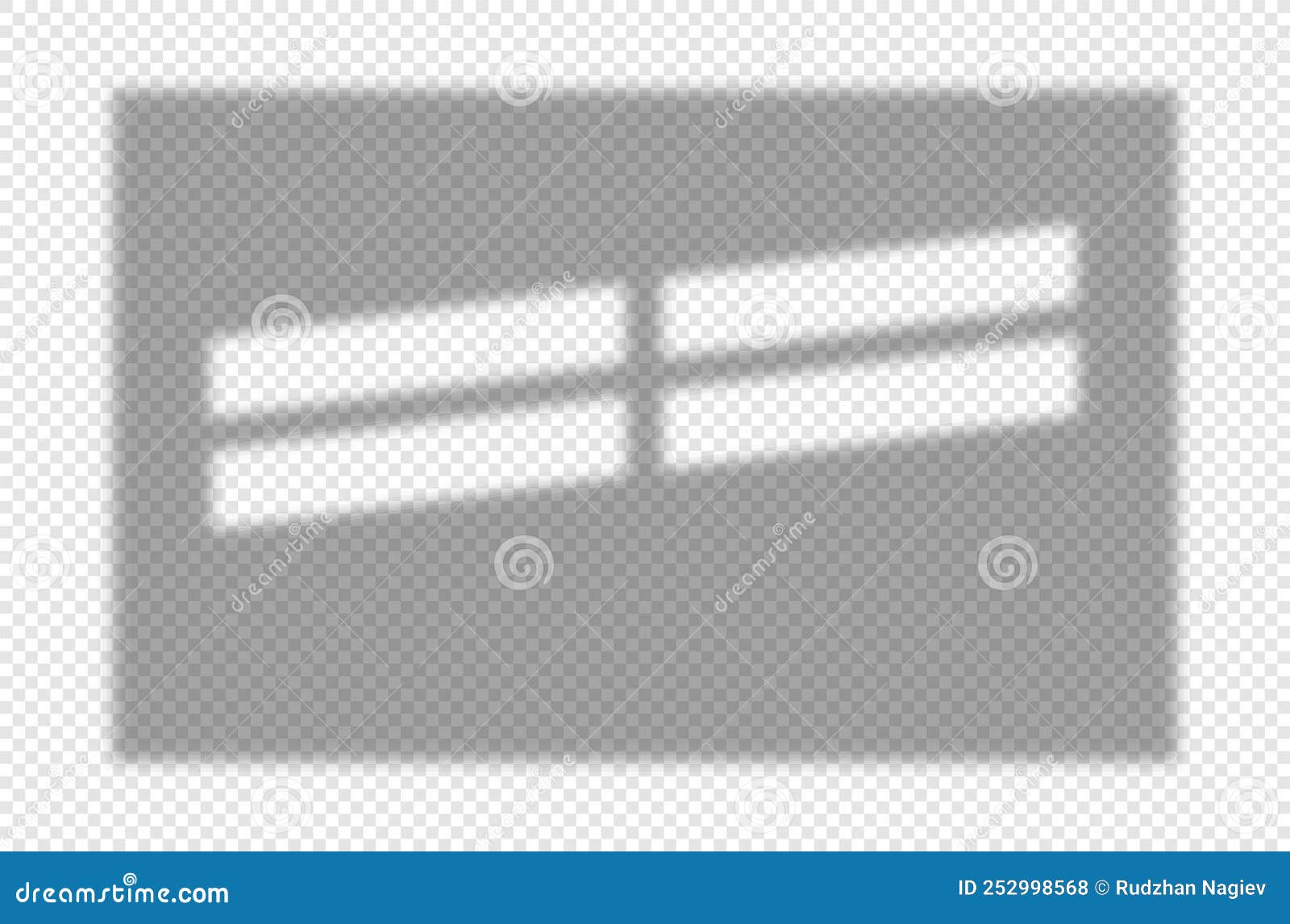 Realistic 3D shadows stock vector. Illustration of soft - 252998568