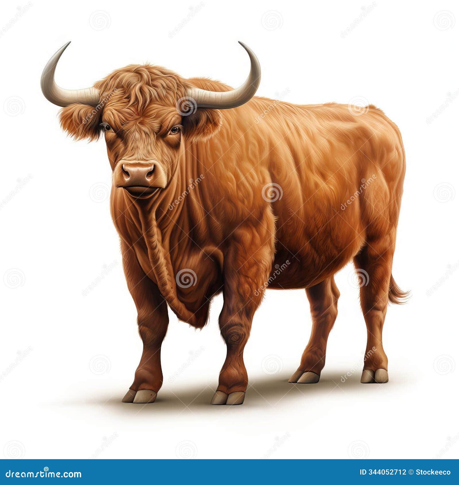 Realistic 3d Steer Clipart with Advanced Rendering Techniques Stock ...