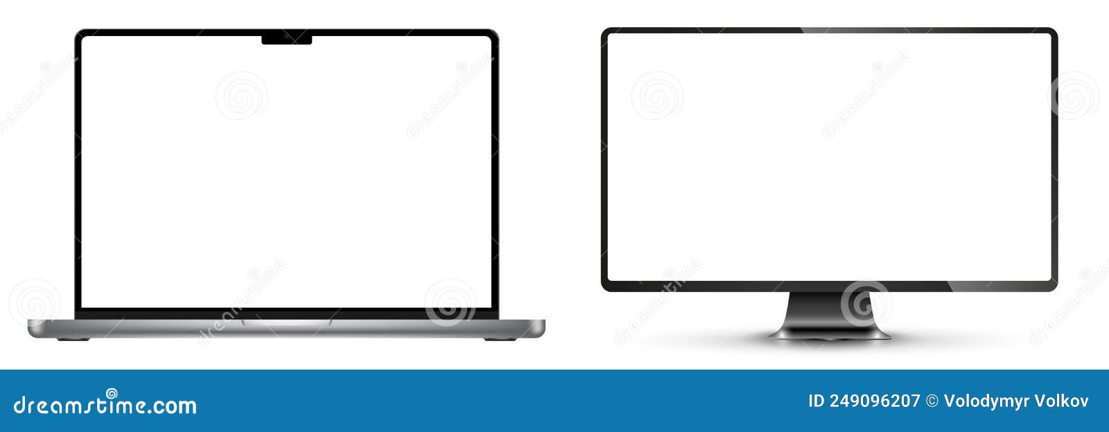 Realistic Darkgrey Notebook With Transparent Screen Isolated. 16 Inch ...