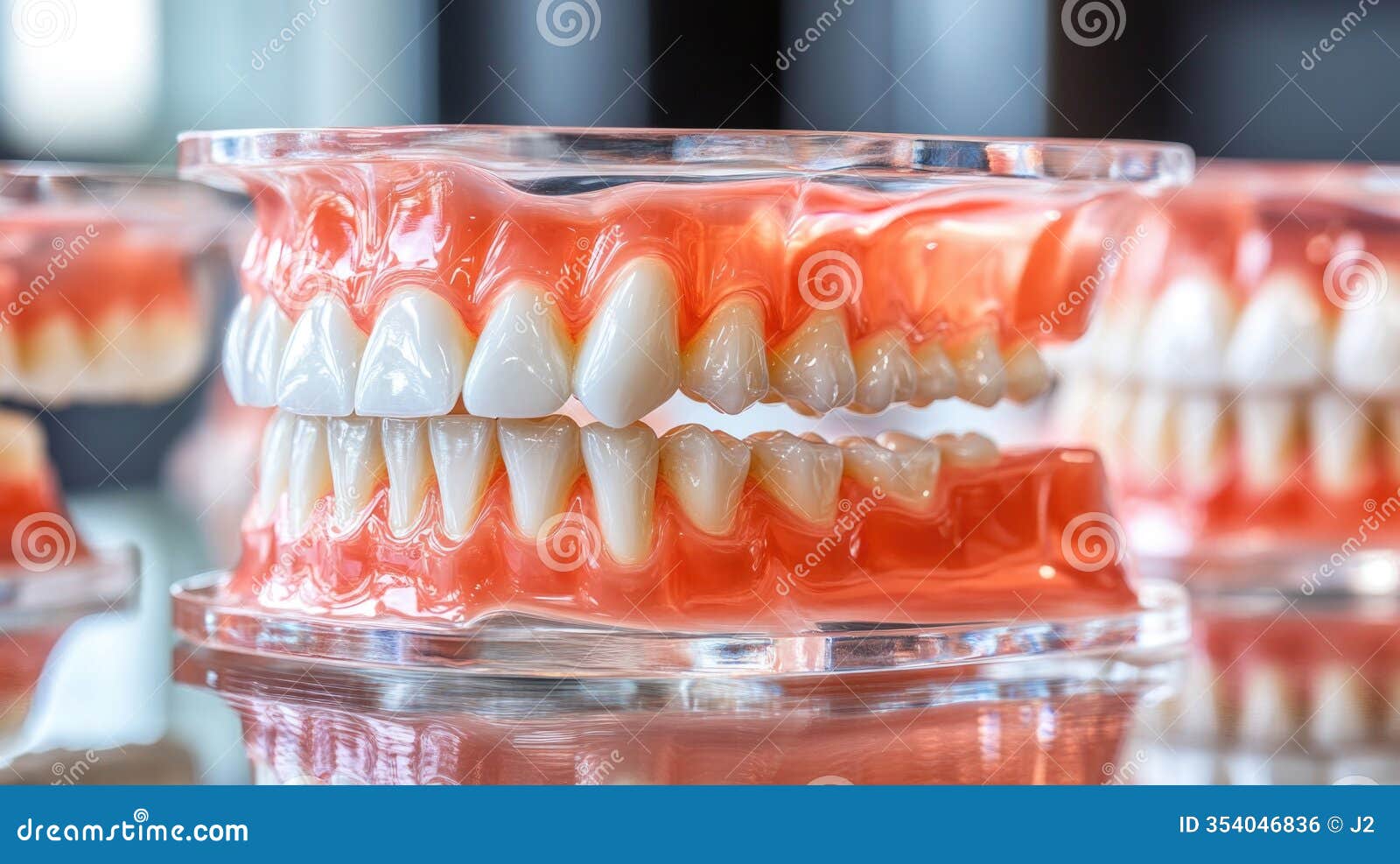Realistic Dental Model Display with Detailed Human Teeth Structure ...