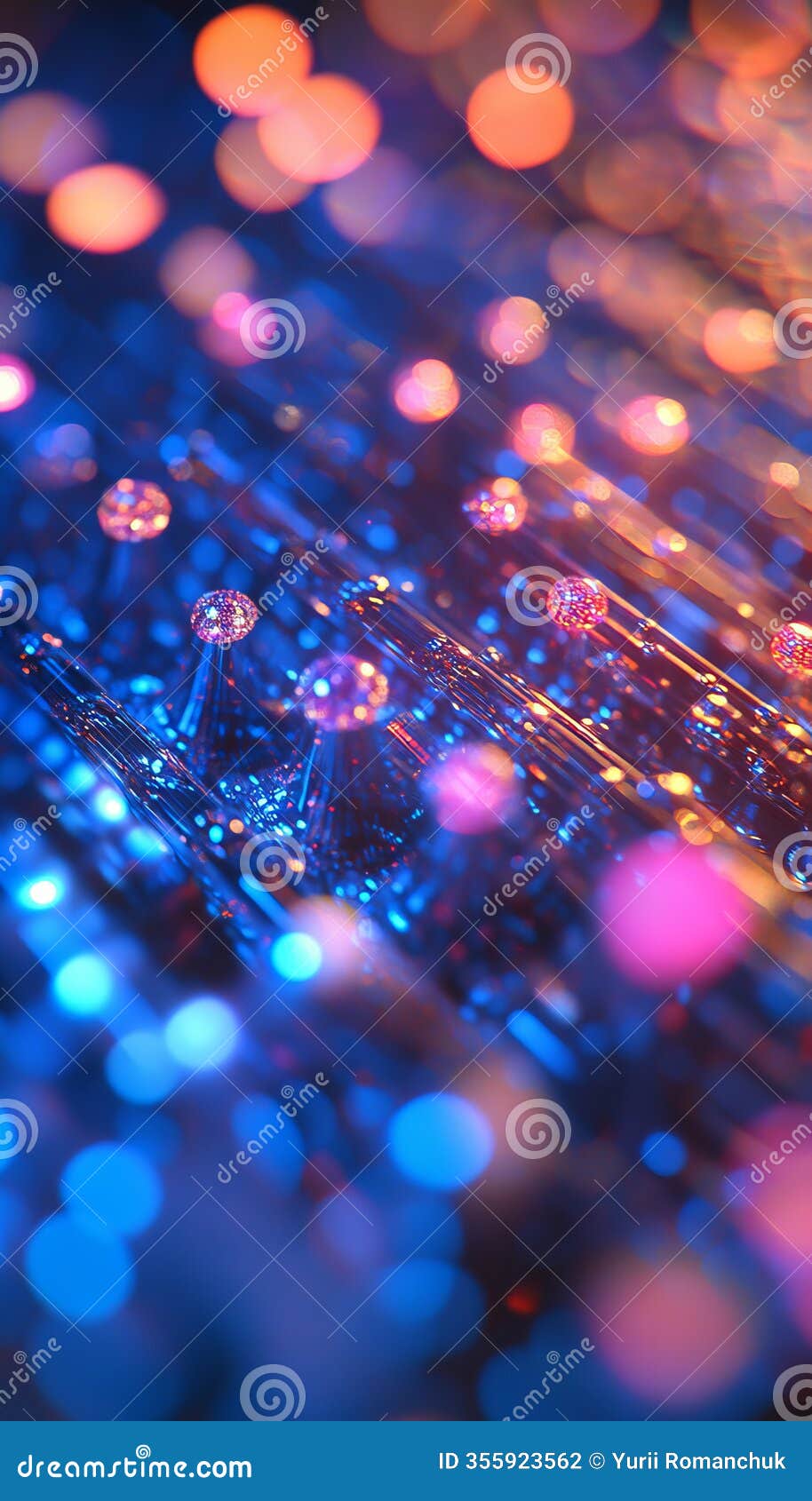 Realistic Depiction of Qubits in a Quantum Computer an Abstract ...