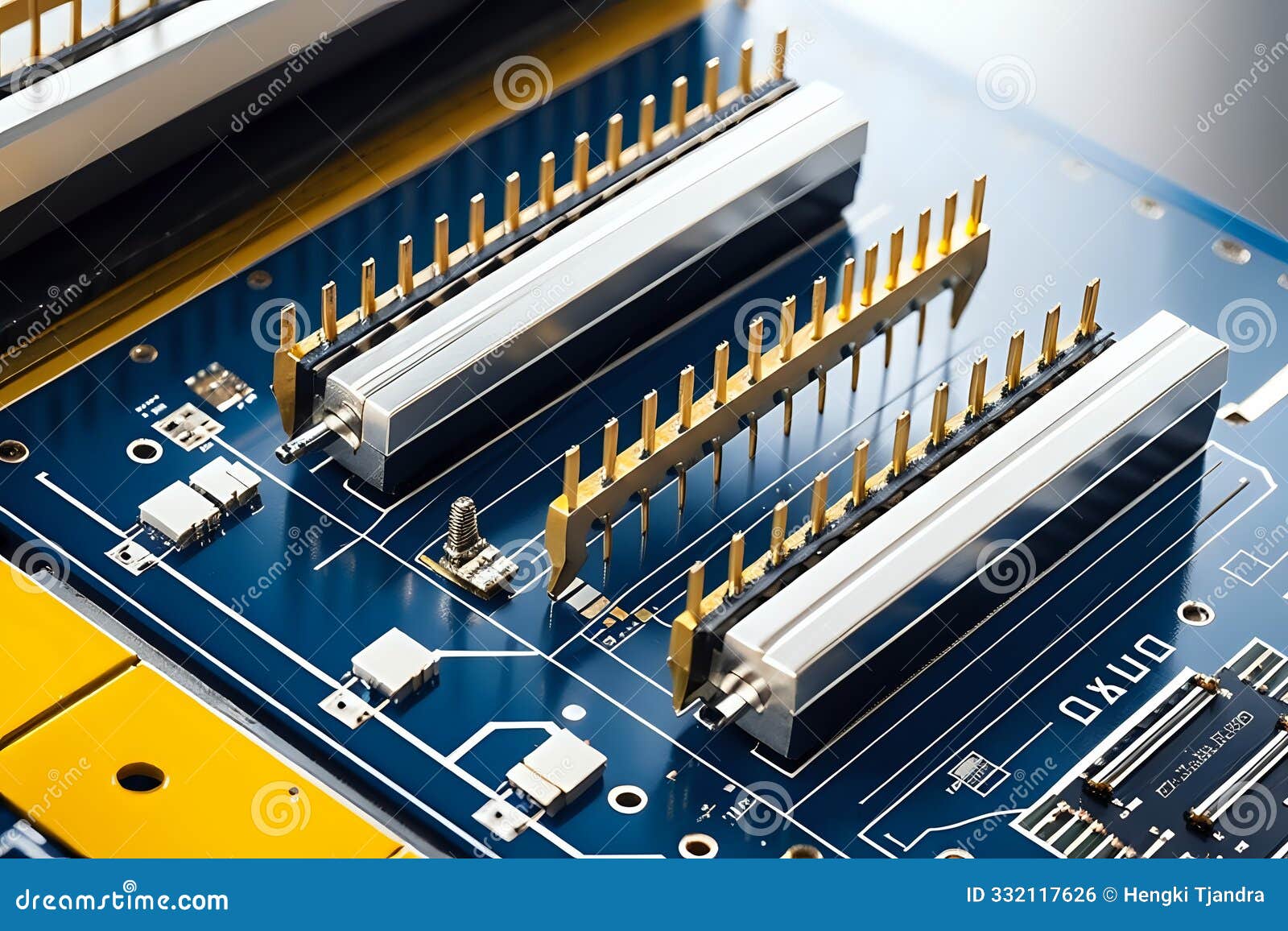 Realistic Depiction of Surface Mounting Technology (SMT) Components ...
