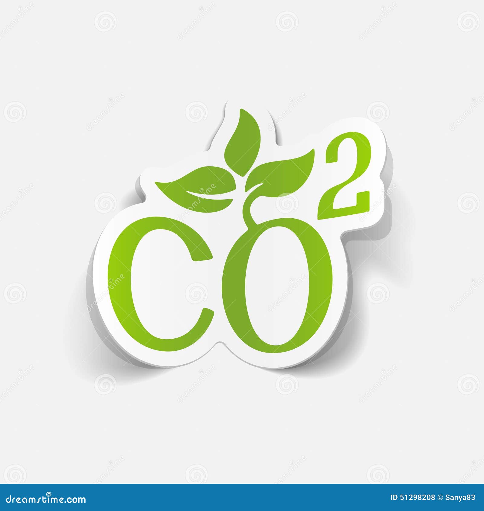 Realistic Design Element. Co2 Sign Dioxide Stock Vector - Illustration ...