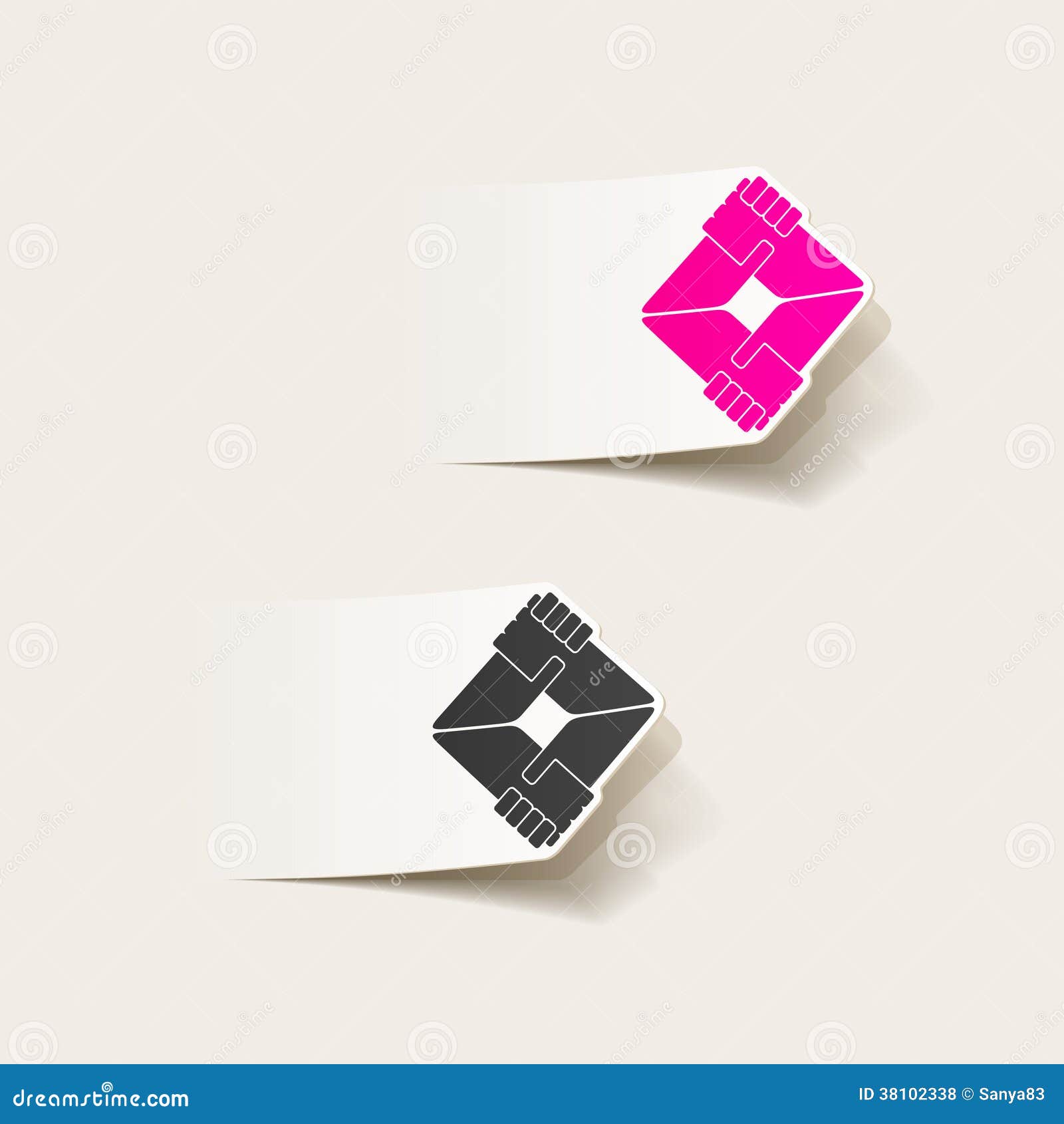 Realistic Design Element: Handshake Stock Vector - Illustration of ...