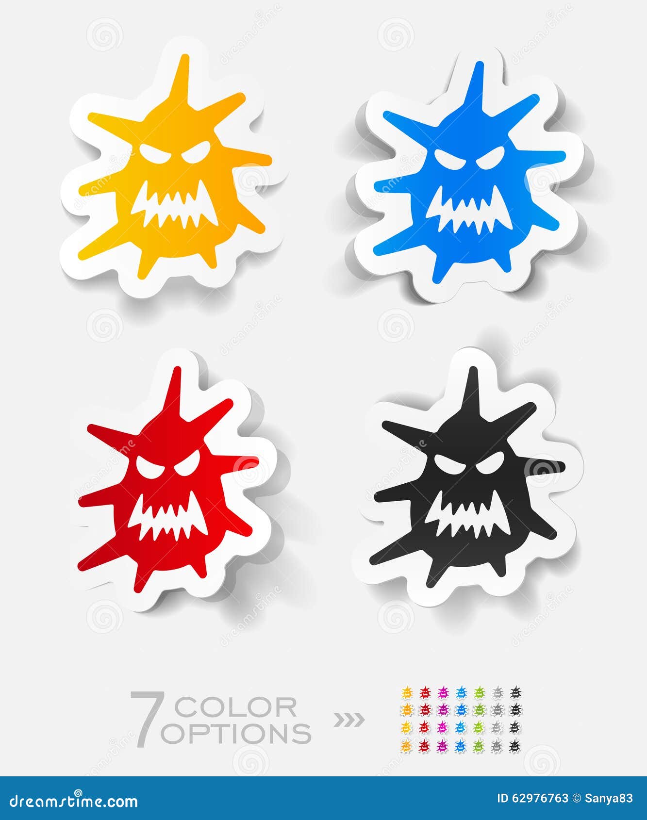 Realistic Design Element. Microbe Stock Vector - Illustration of cells ...