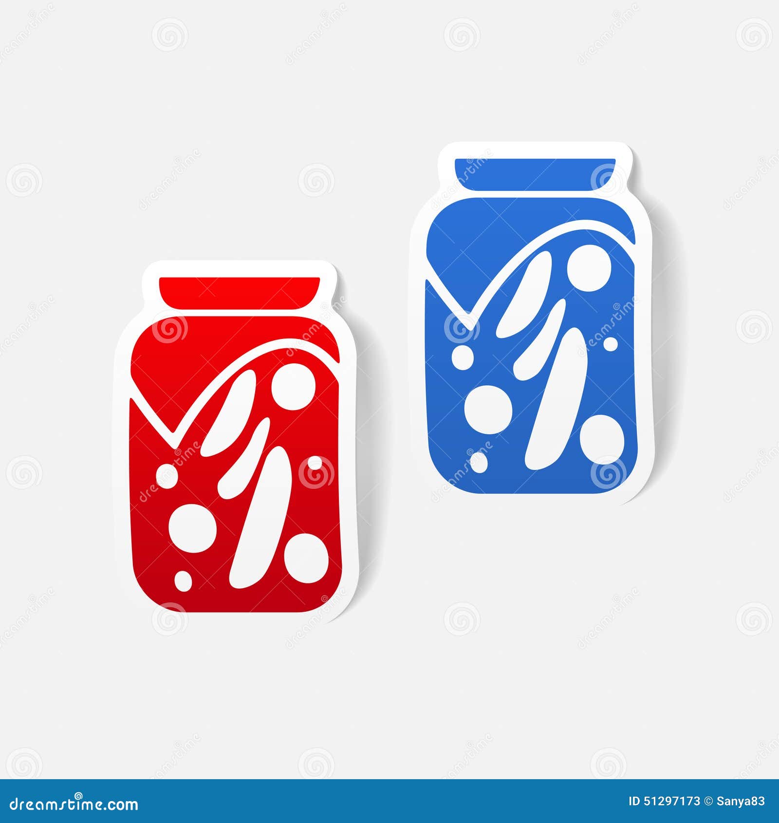 Realistic Design Element. Pickled Vegetables Stock Vector ...