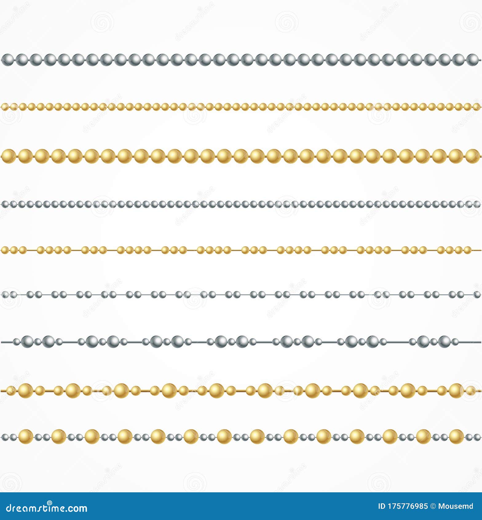 Shiny Silver Bead Stock Illustrations – 1,095 Shiny Silver Bead Stock ...