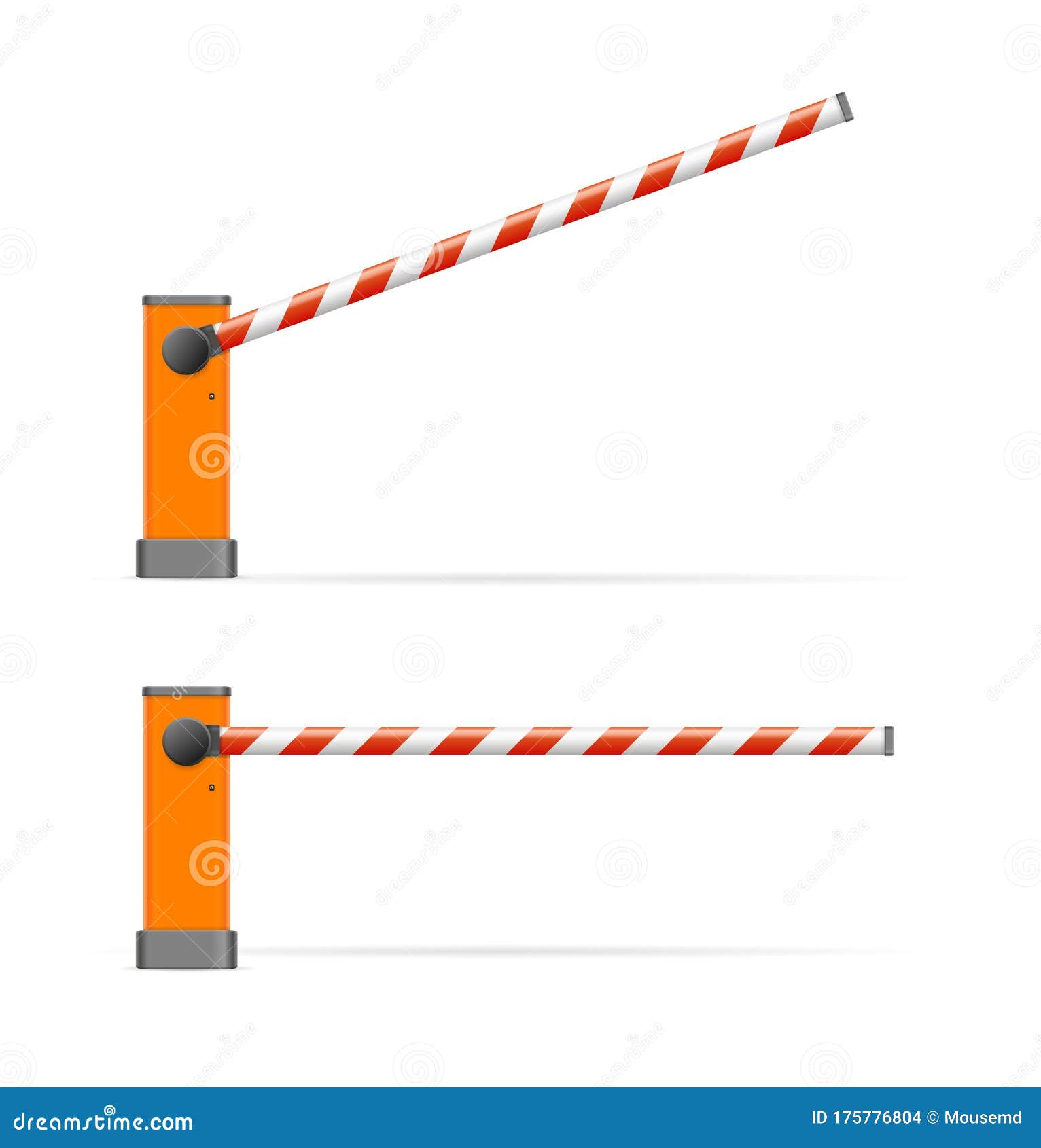 Barrier Gate With QUARANTINE Sign Being Open With Flag Of South Africa ...