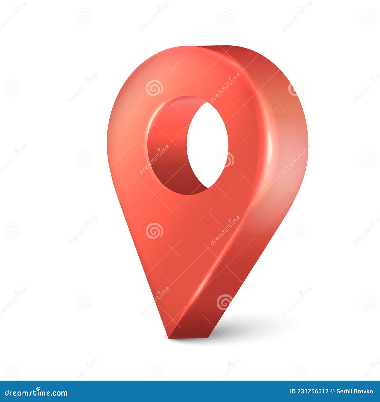 Realistic Detailed 3d Red Map Pointer Pin Symbol of Location. Vector ... Realistic Detailed 3d Red Map Pointer Pin Symbol of Location. Vector ...
