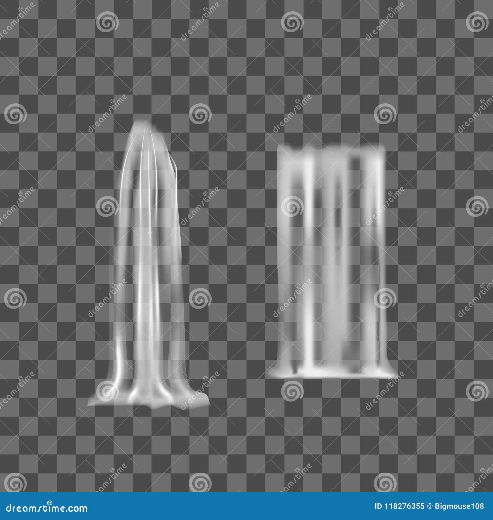 Realistic Detailed 3d Waterfall Elements Set. Vector Stock Vector ...
