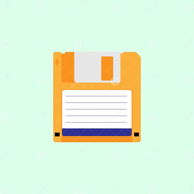 Realistic Detailed Floppy-disk, Retro Object Storage Stock Vector ...