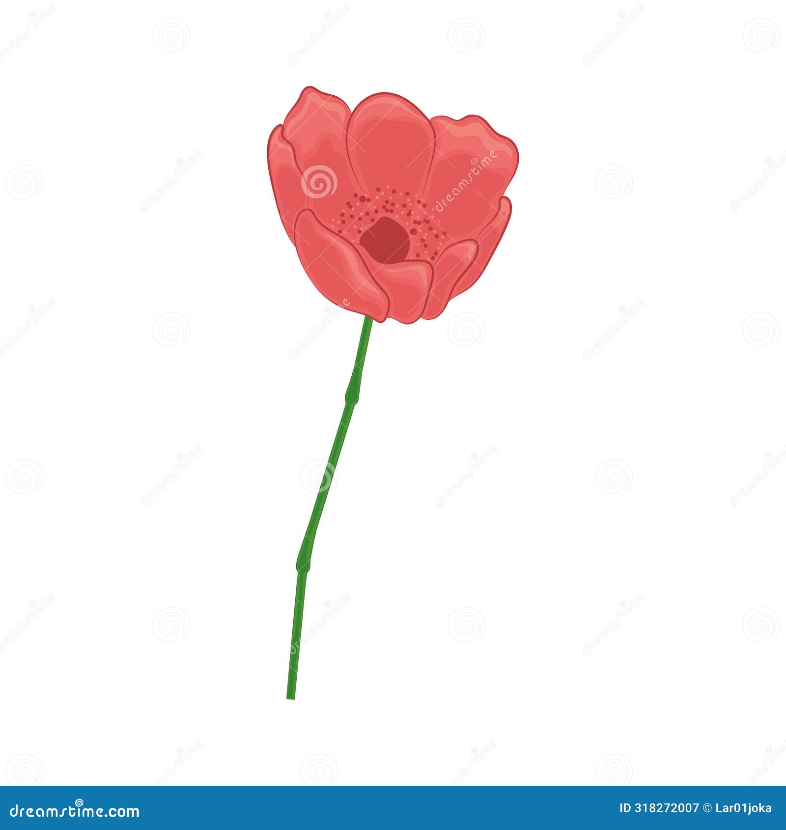 Realistic Detailed Flower Vector Stock Vector - Illustration of ...