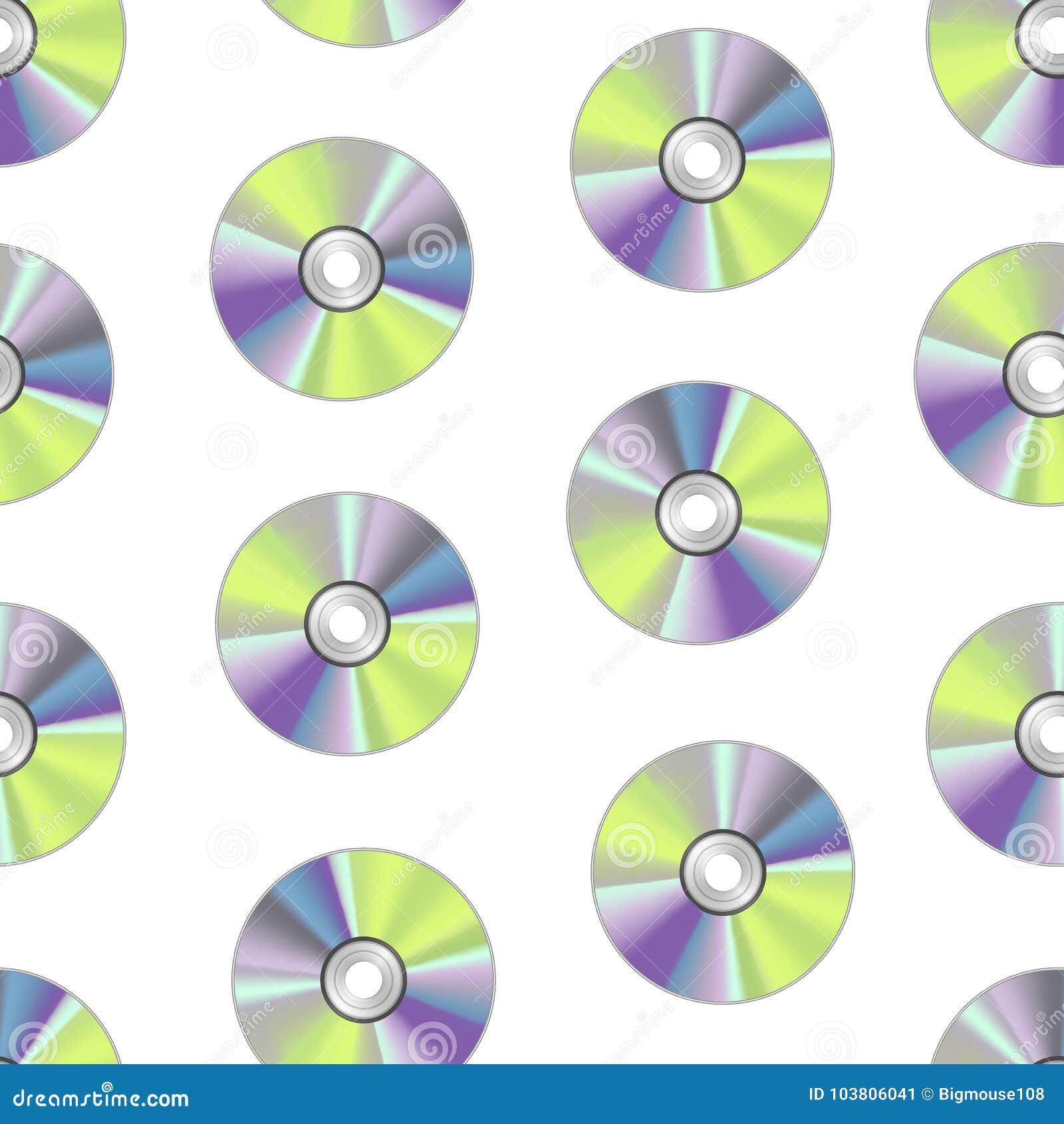 Realistic Detailed Round CD Disk Background Pattern. Vector Stock ...