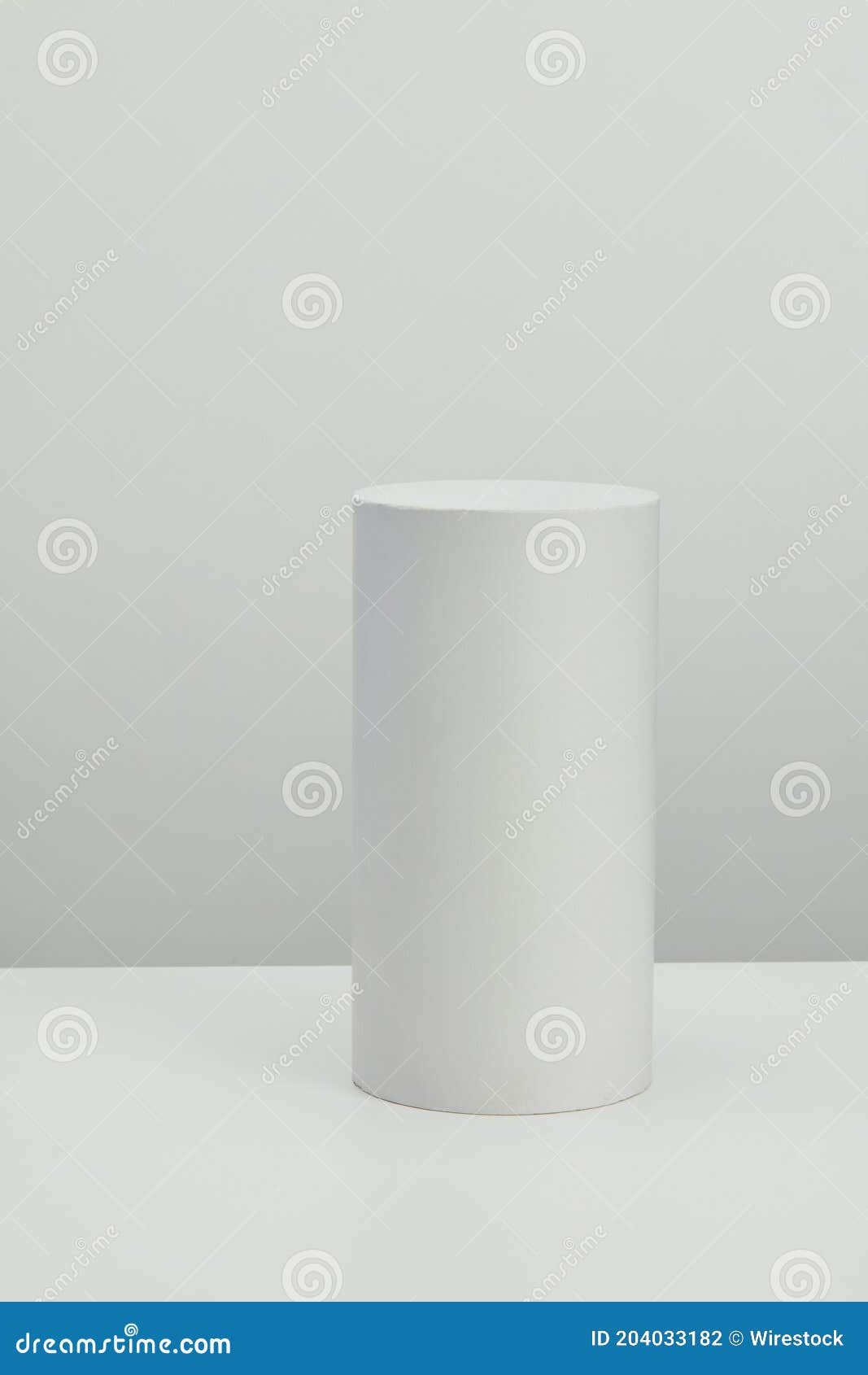 Realistic Detailed White Basic Shapes Set Isolated on White Background ...