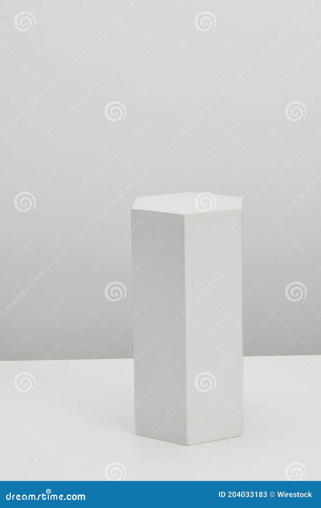 Realistic Detailed White Basic Shapes Set Isolated on White Background ...