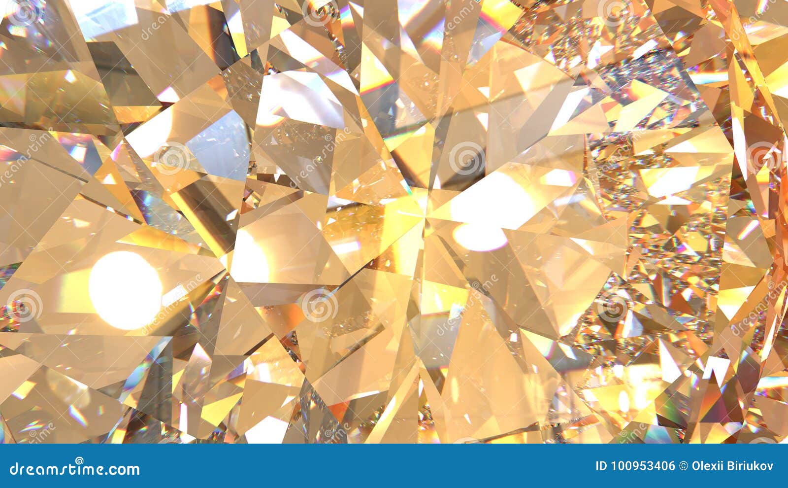 Crystal Refractions Background Stock Illustration - Illustration of ...