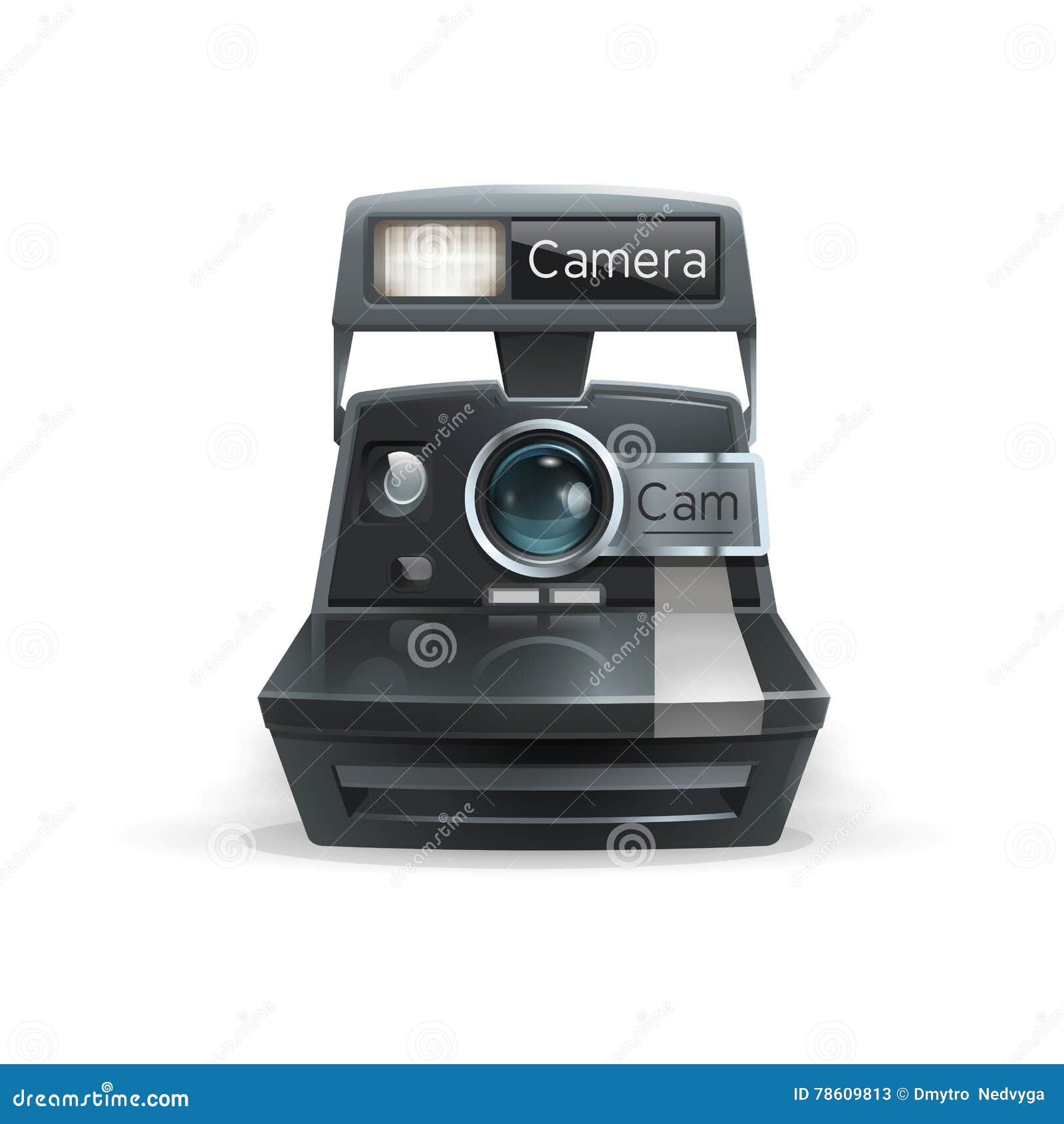 Realistic Digital Camera. Vector Illustration. Stock Vector ...