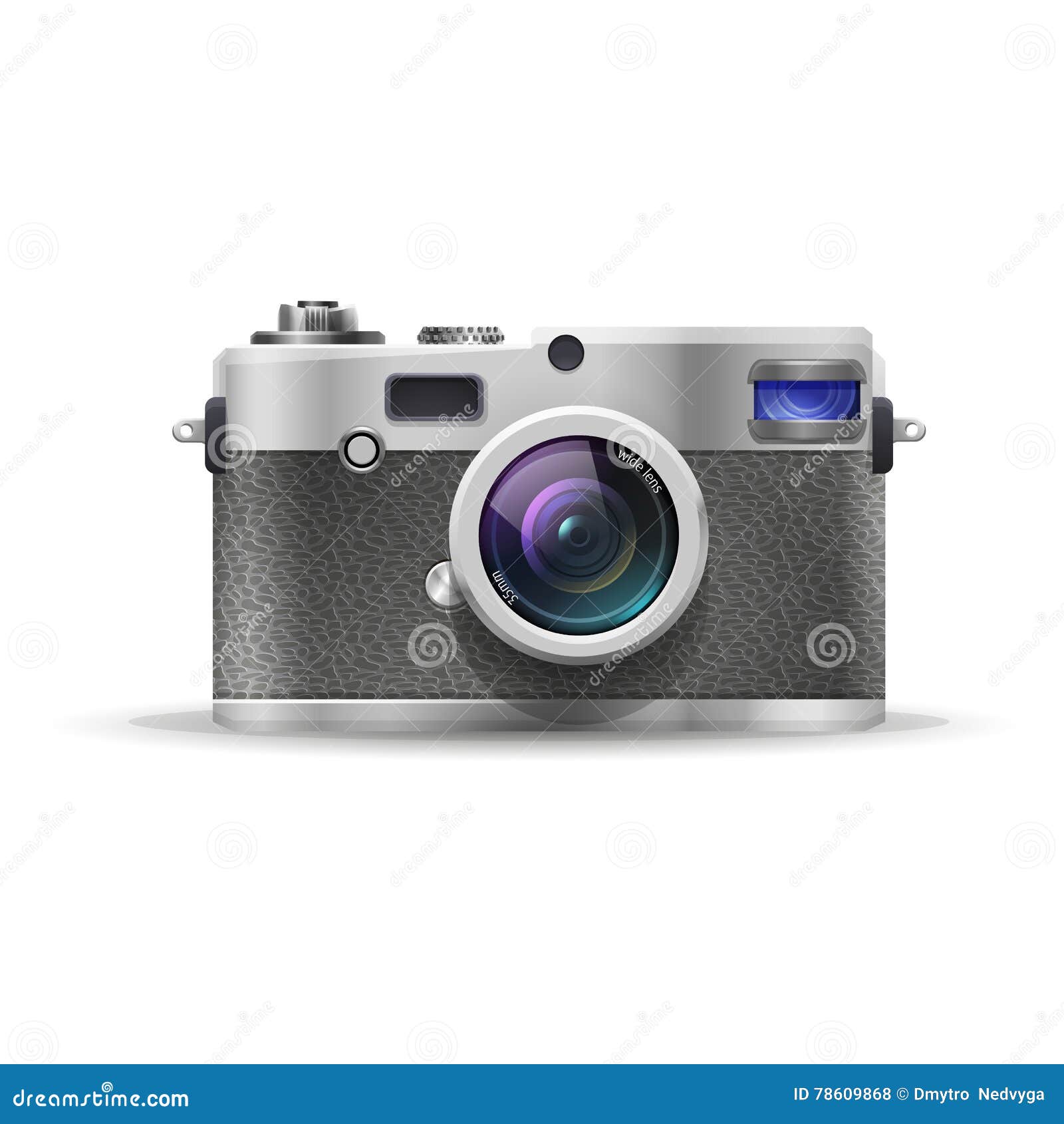 Realistic Digital Camera. Vector Illustration. Stock Vector ...