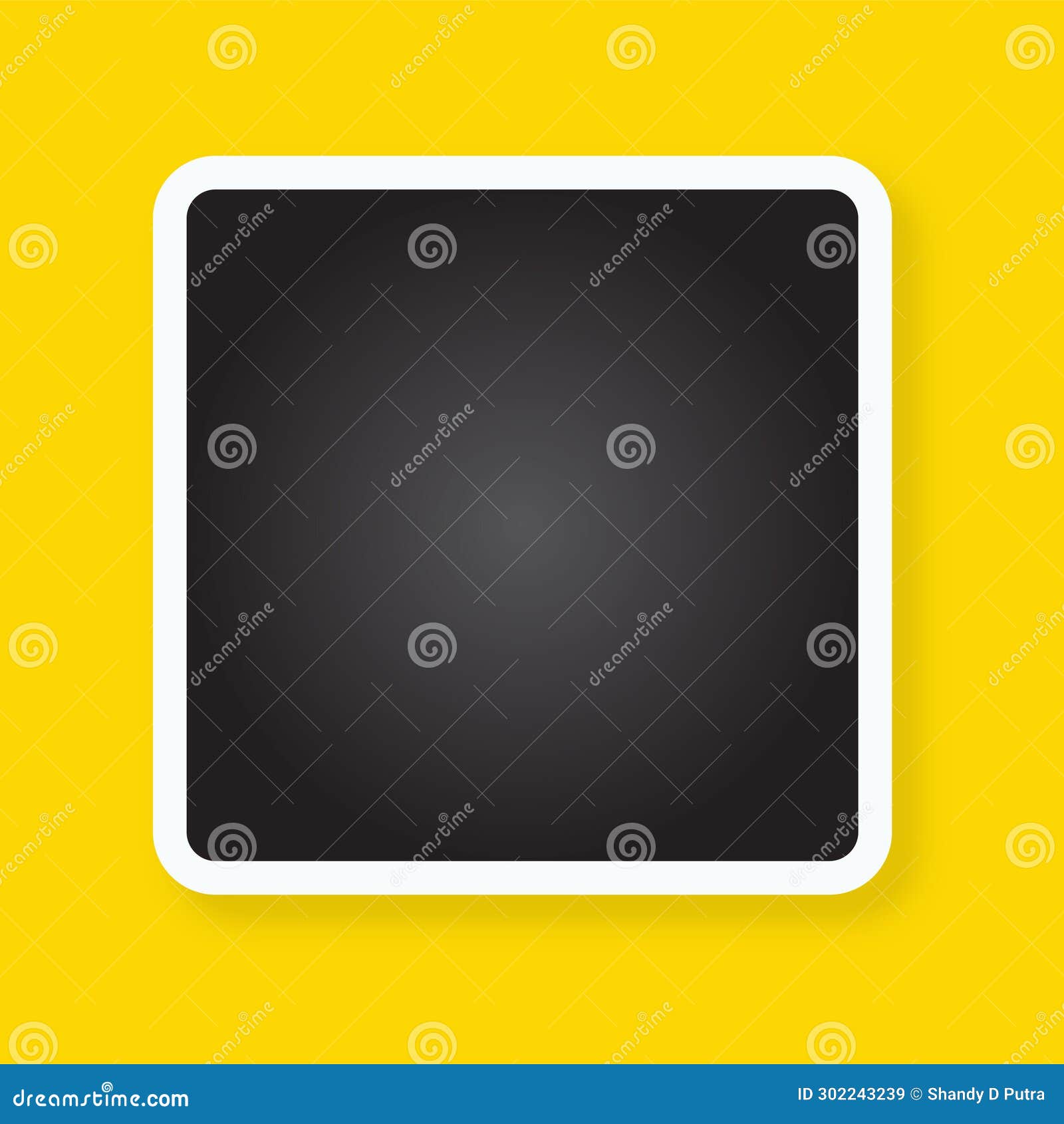 Realistic Display Frames Photo Frames Vintage Stock Vector ...