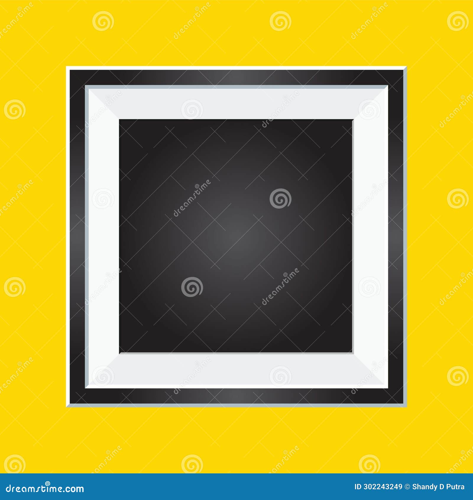 Realistic Display Frames Photo Frames Vintage Stock Vector ...