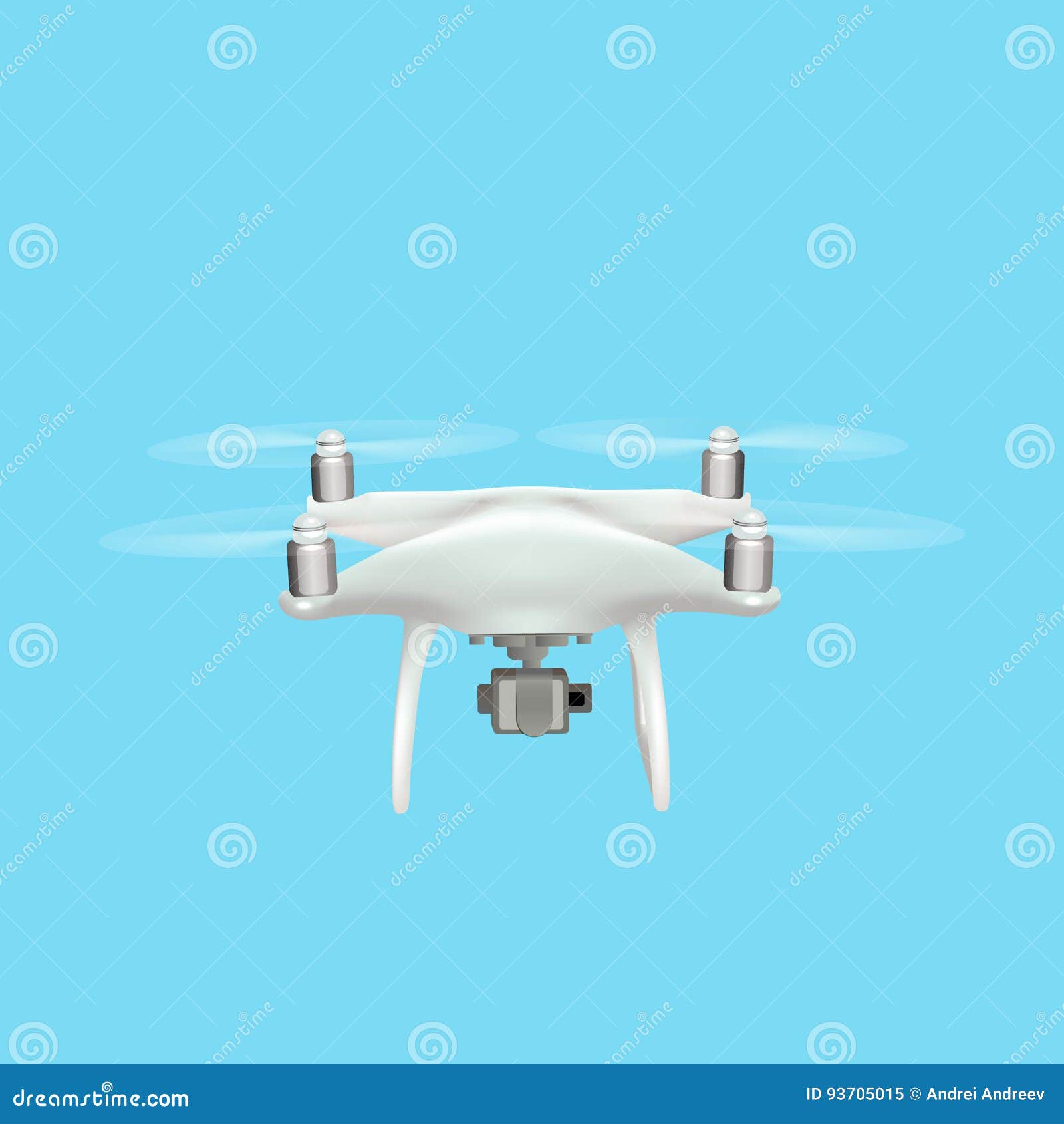 Realistic Drone Bee On White Background. Western Honey Bee Or European ...
