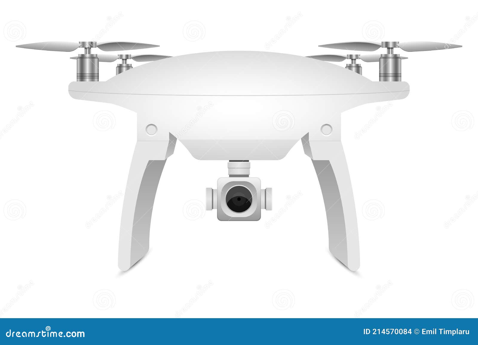 Realistic Drone Bee On White Background. Western Honey Bee Or European ...