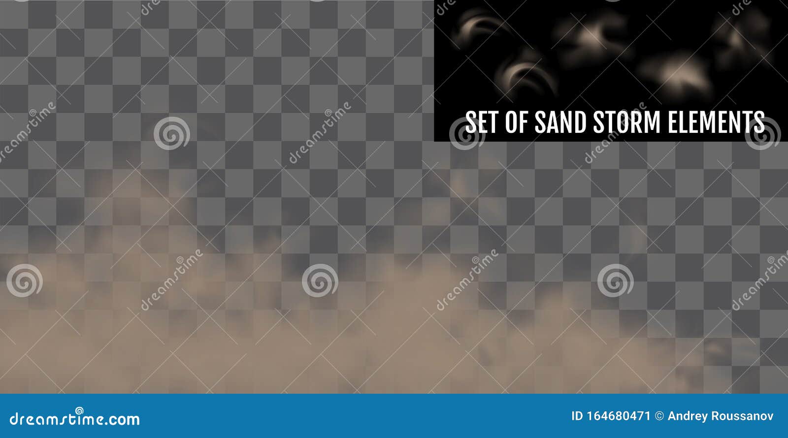 Realistic Dust. Smoke Effect And 3D Mud Powder Pollution, Sand Storm ...