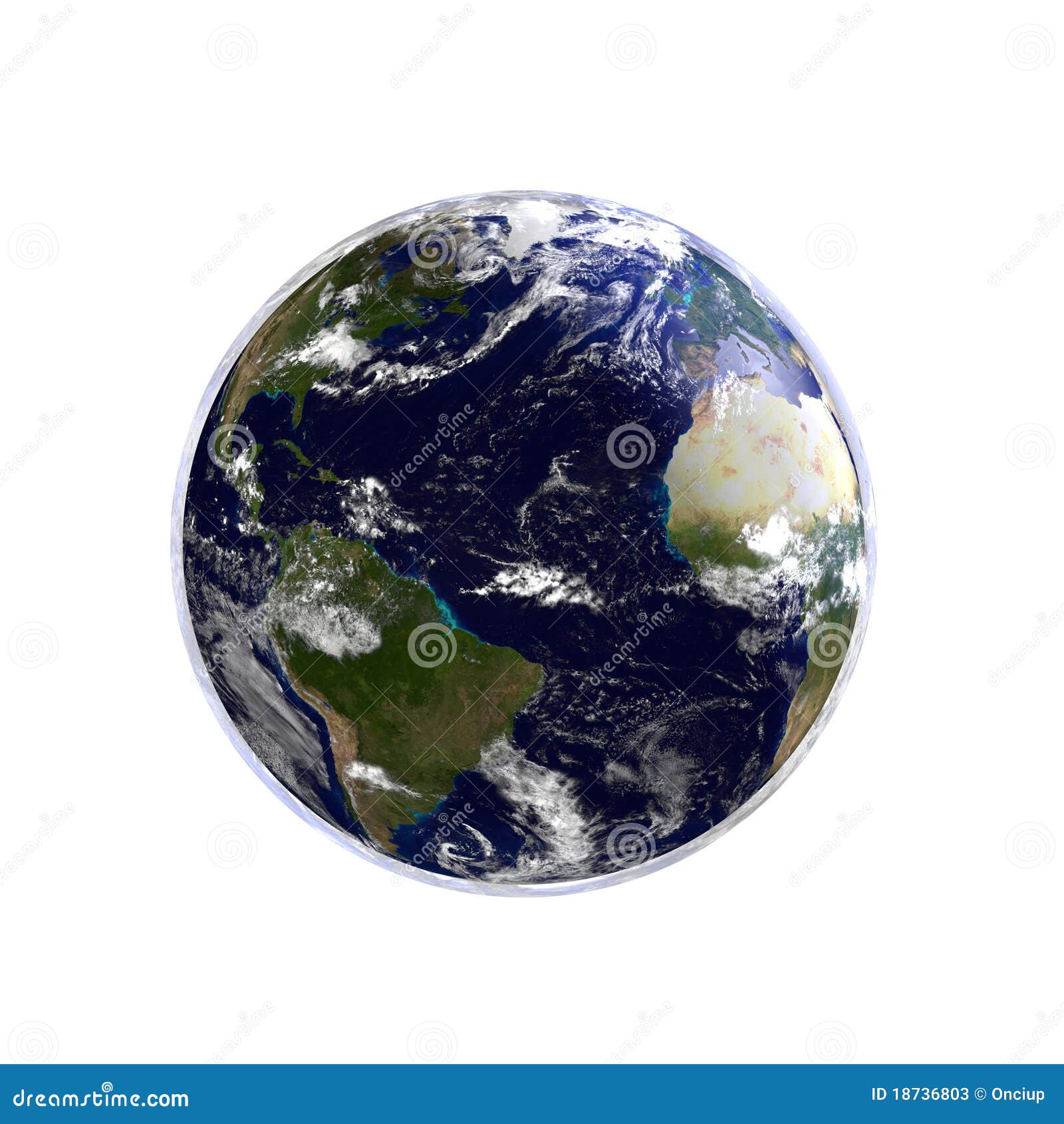 Realistic earth stock illustration. Illustration of space - 18736803