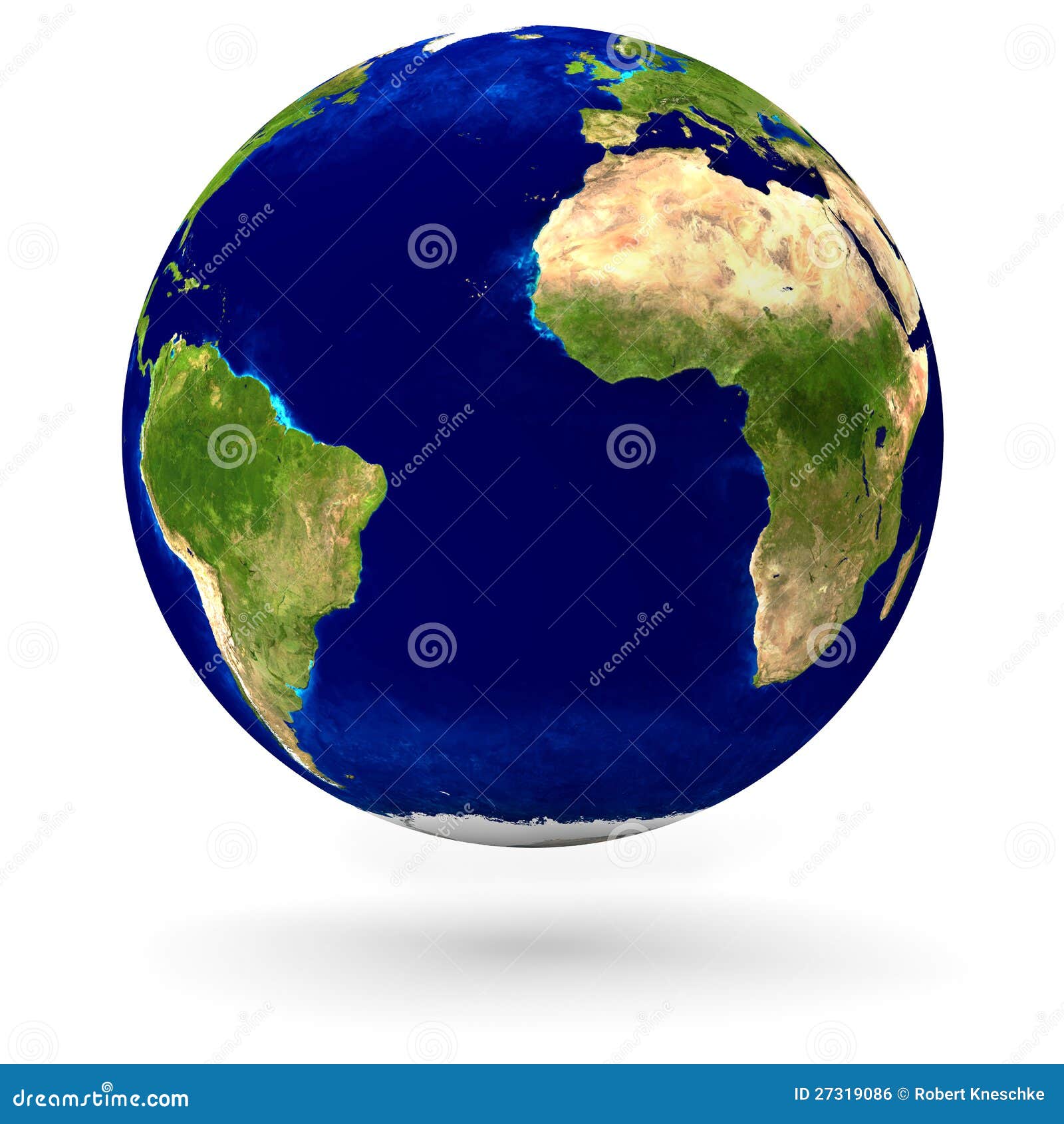 Realistic earth globe stock illustration. Illustration of change - 27319086