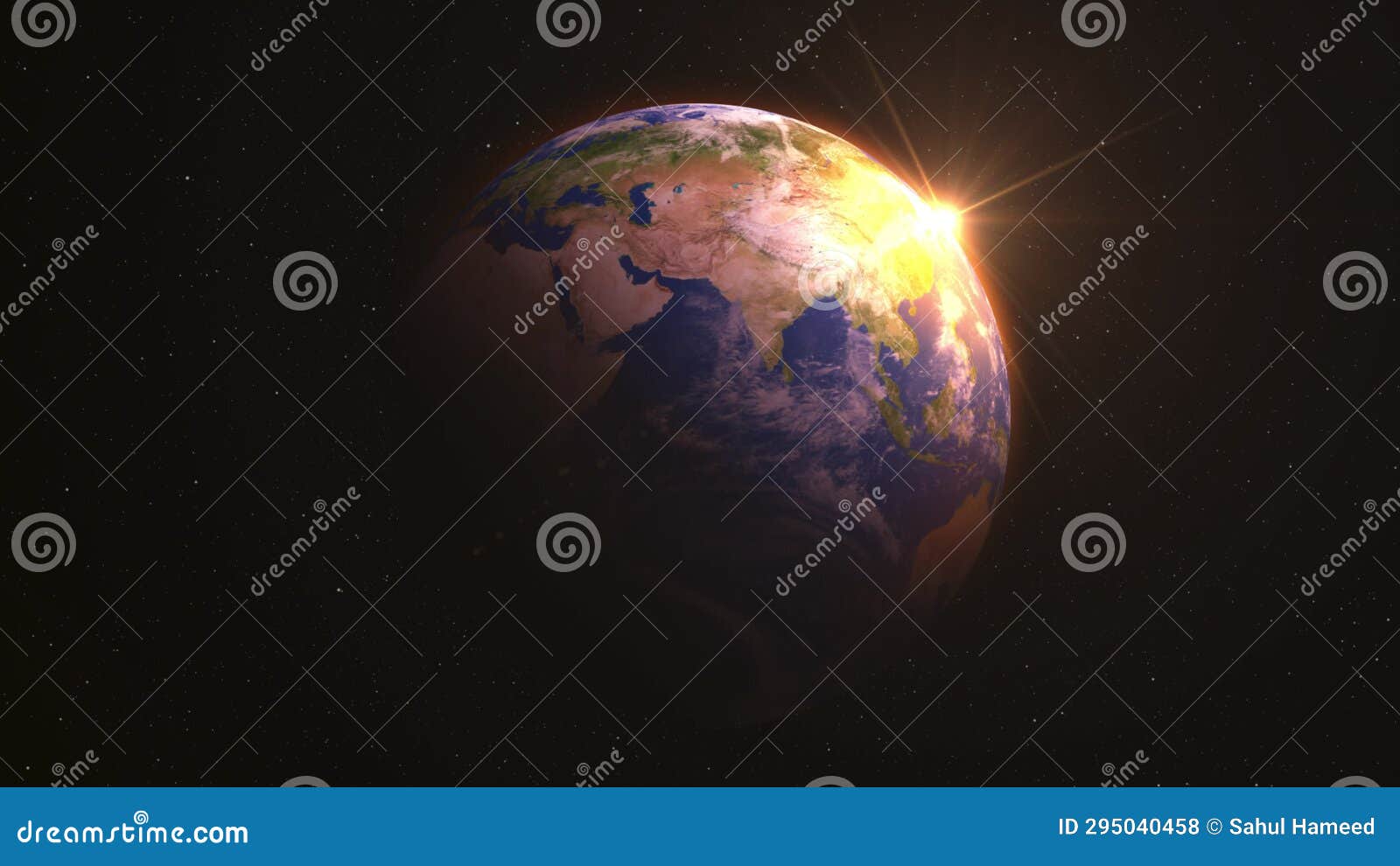 Realistic Earth Globe Animation with Seamless Loop Stock Footage ...
