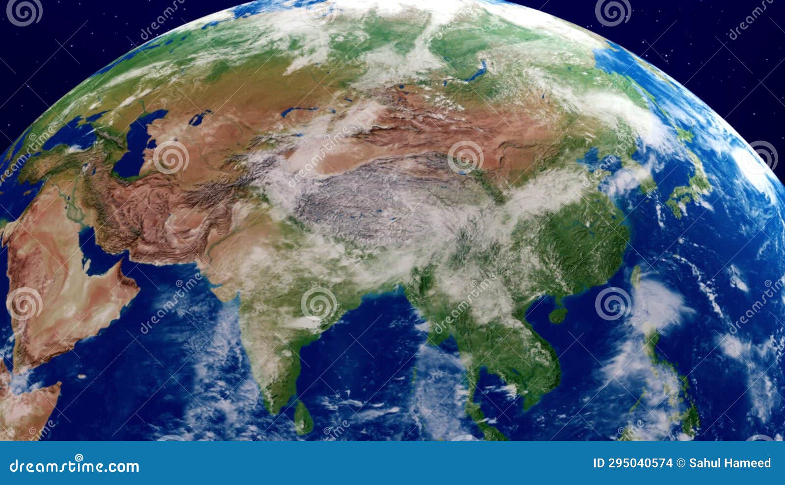 Realistic Earth Globe Animation with Seamless Loop Stock Footage ...
