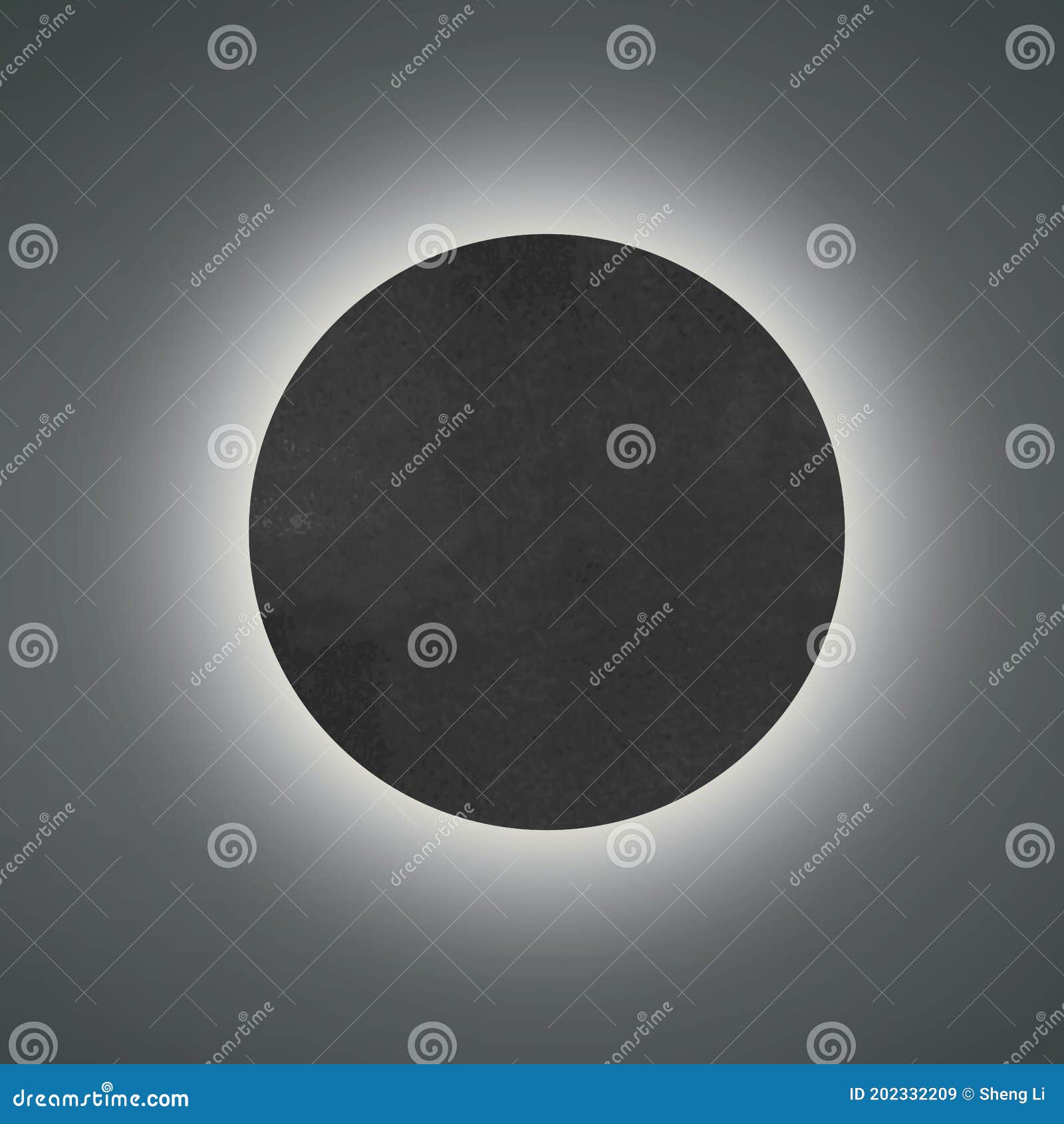 Realistic Eclipse of the Moon, Lunar Eclipse Stock Vector ...