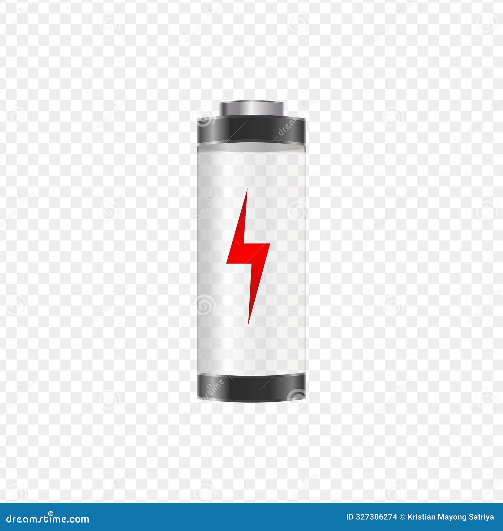 Empty Battery Level, In Line Design. Empty, Battery, Level, Low, Power ...