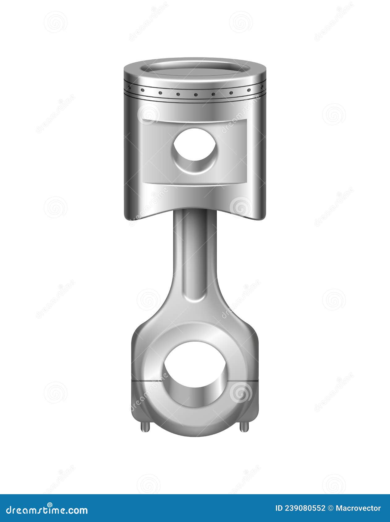Realistic Engine Piston stock vector. Illustration of speed - 239080552