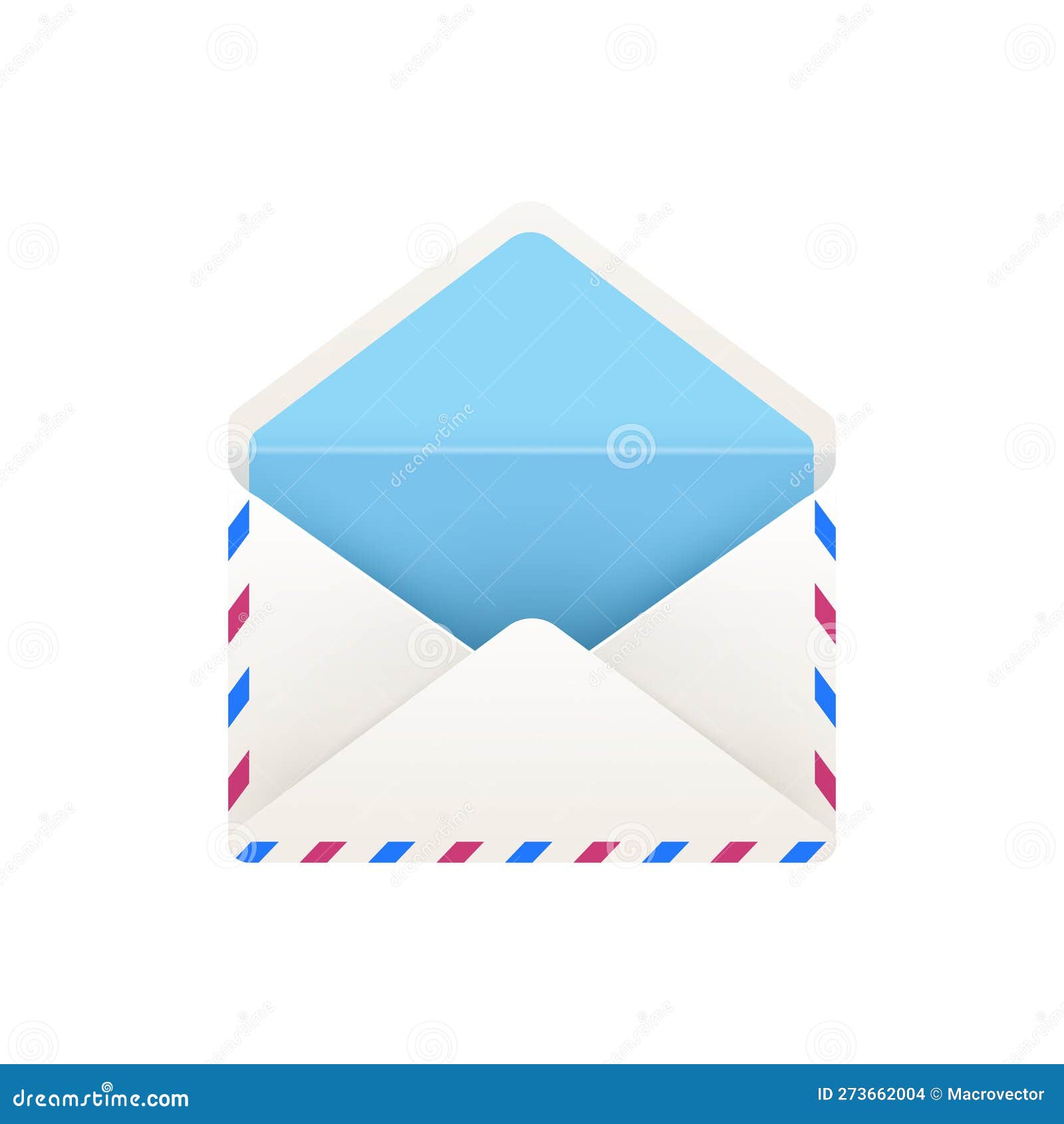 Realistic Envelope Illustration Stock Vector - Illustration of mailbox ...