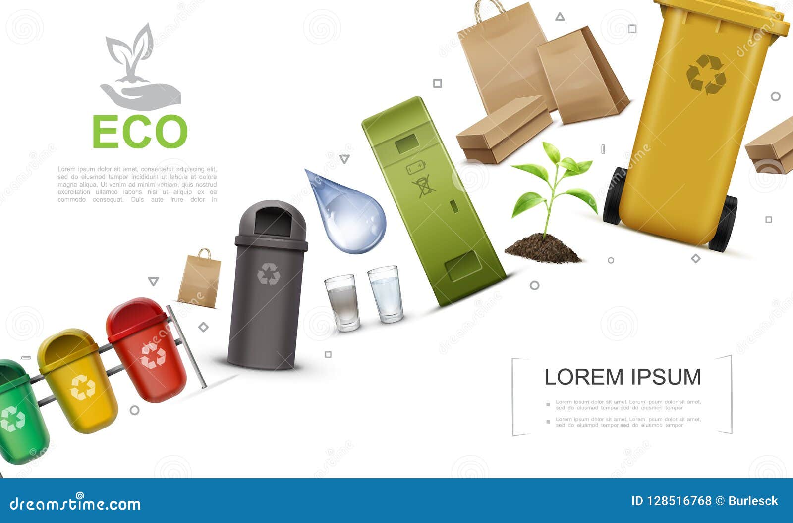 Realistic Environmental Protection Concept Stock Vector - Illustration ...