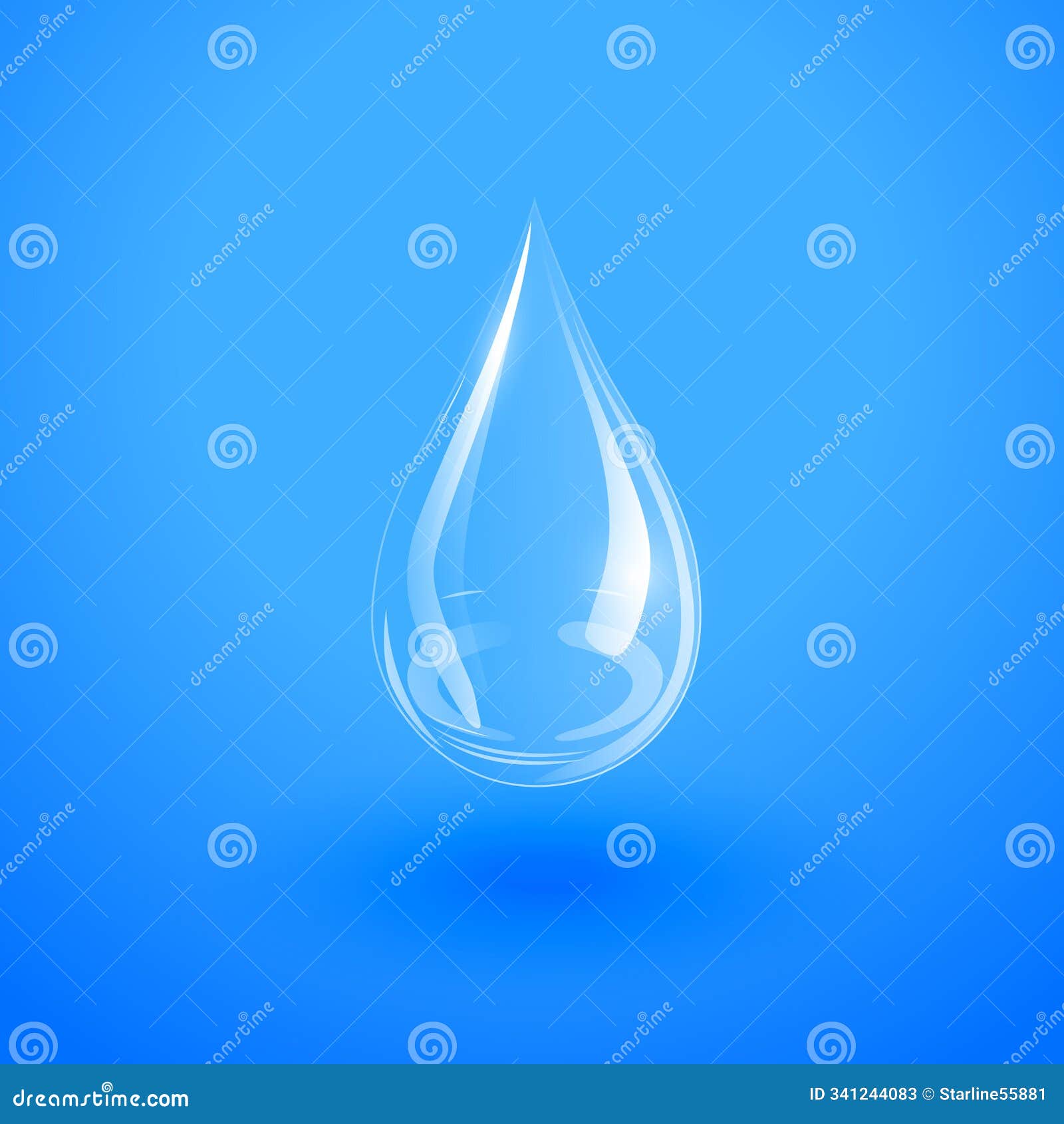 Realistic and Falling Rain Droplet Backdrop Design Stock Vector ...