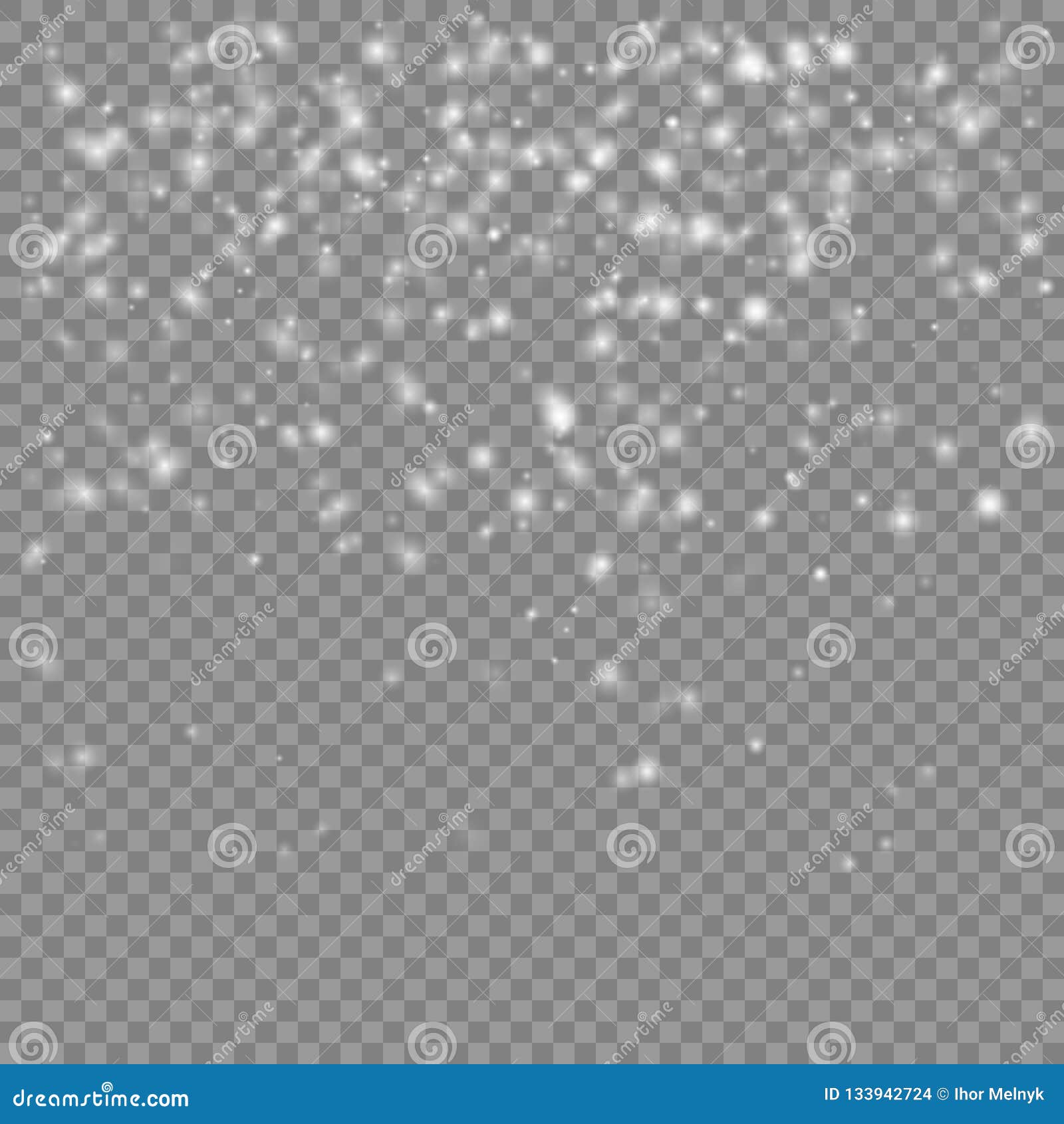 Realistic Falling Snowflakes. Stock Vector - Illustration of backdrop ...