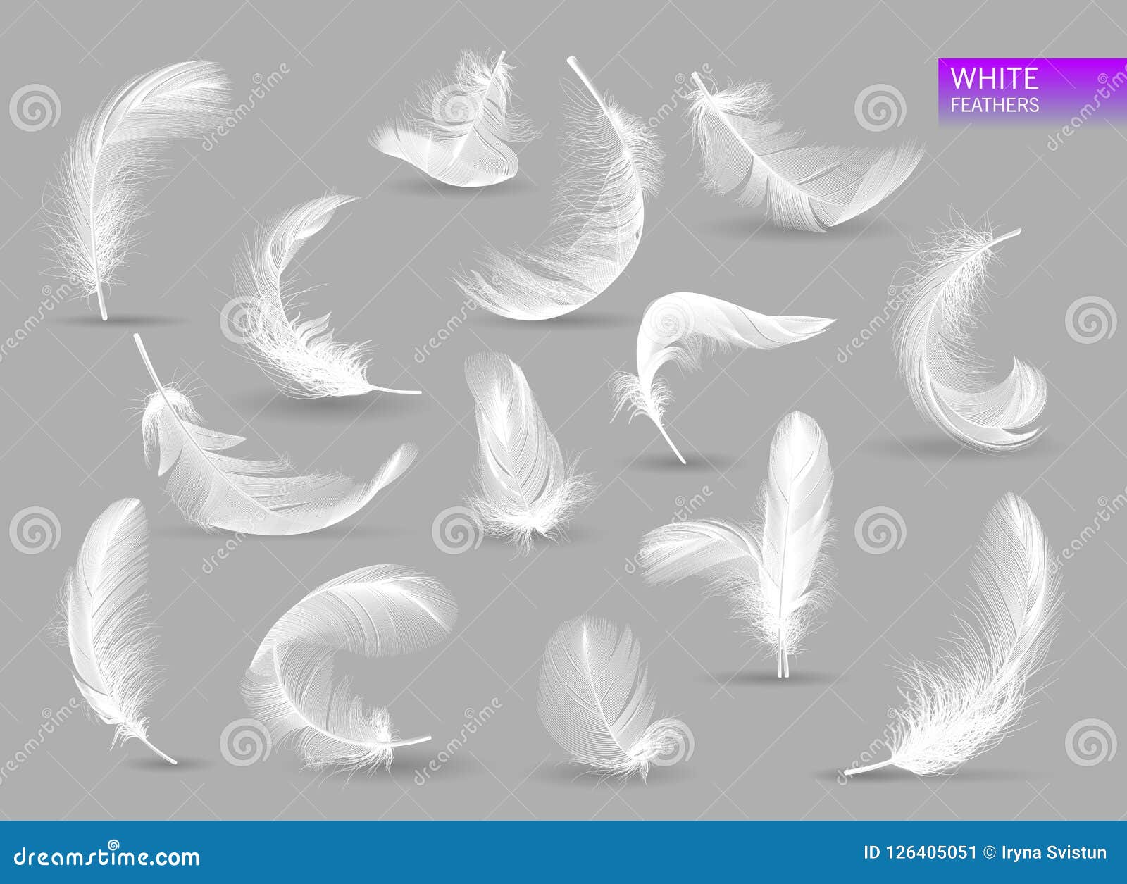 Falling Feathers Drawing