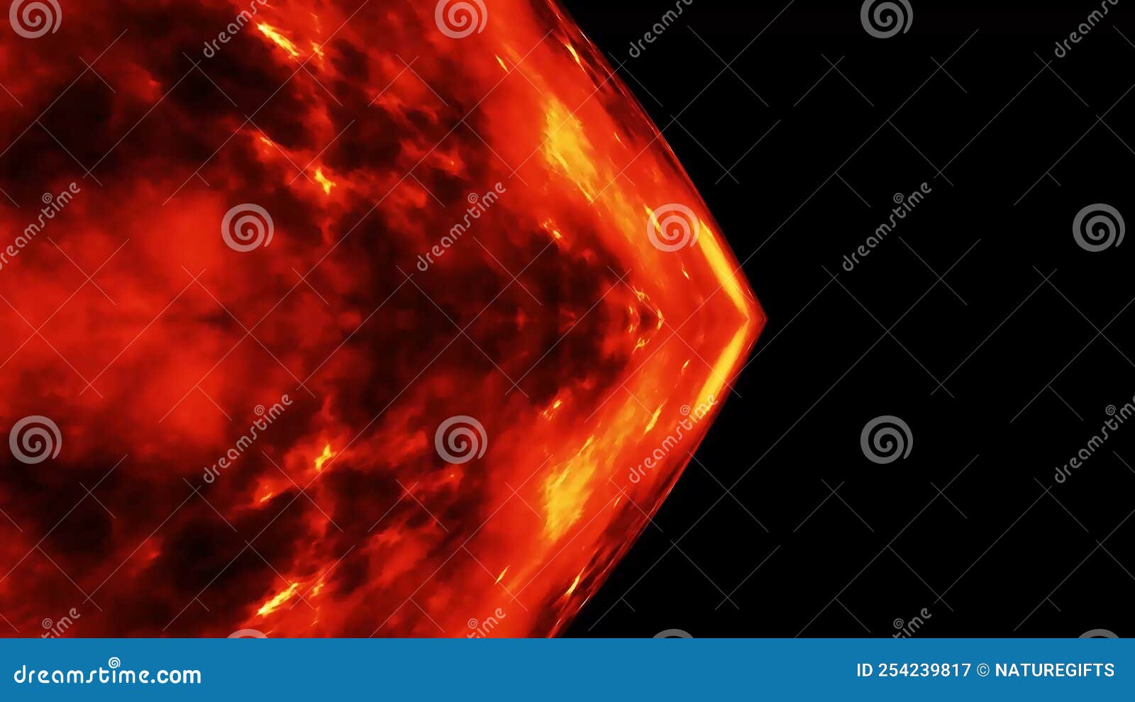 Realistic Fire Effect for Backgrounds Digital Stock Illustration ...