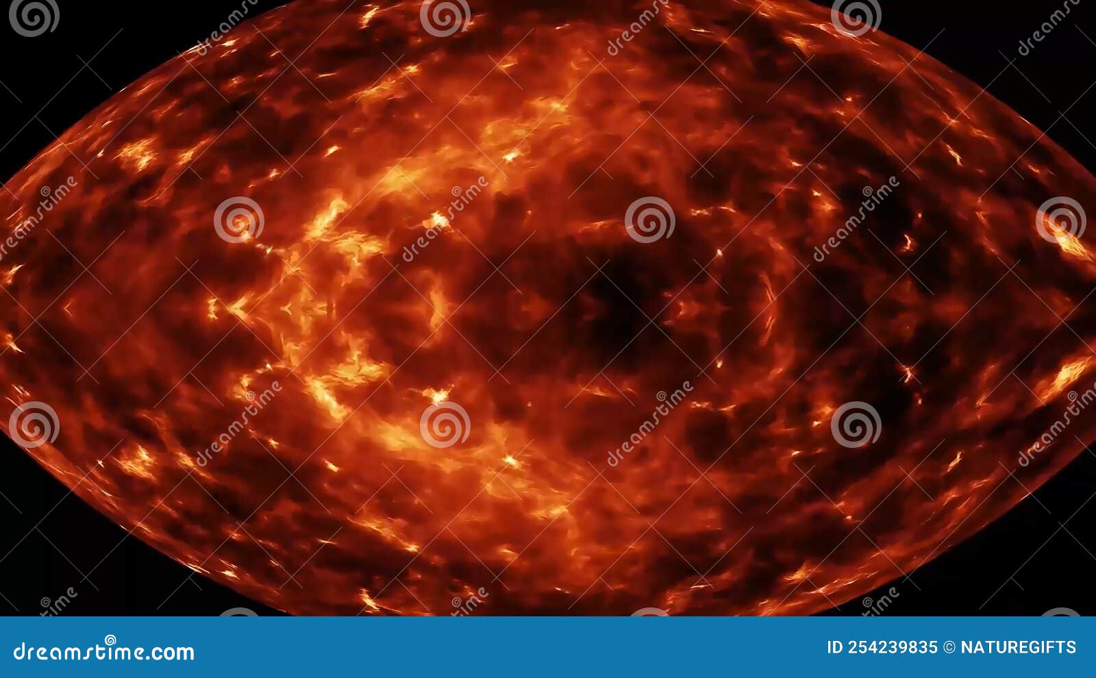 Realistic Fire Effect for Backgrounds Digital Stock Image - Image of ...