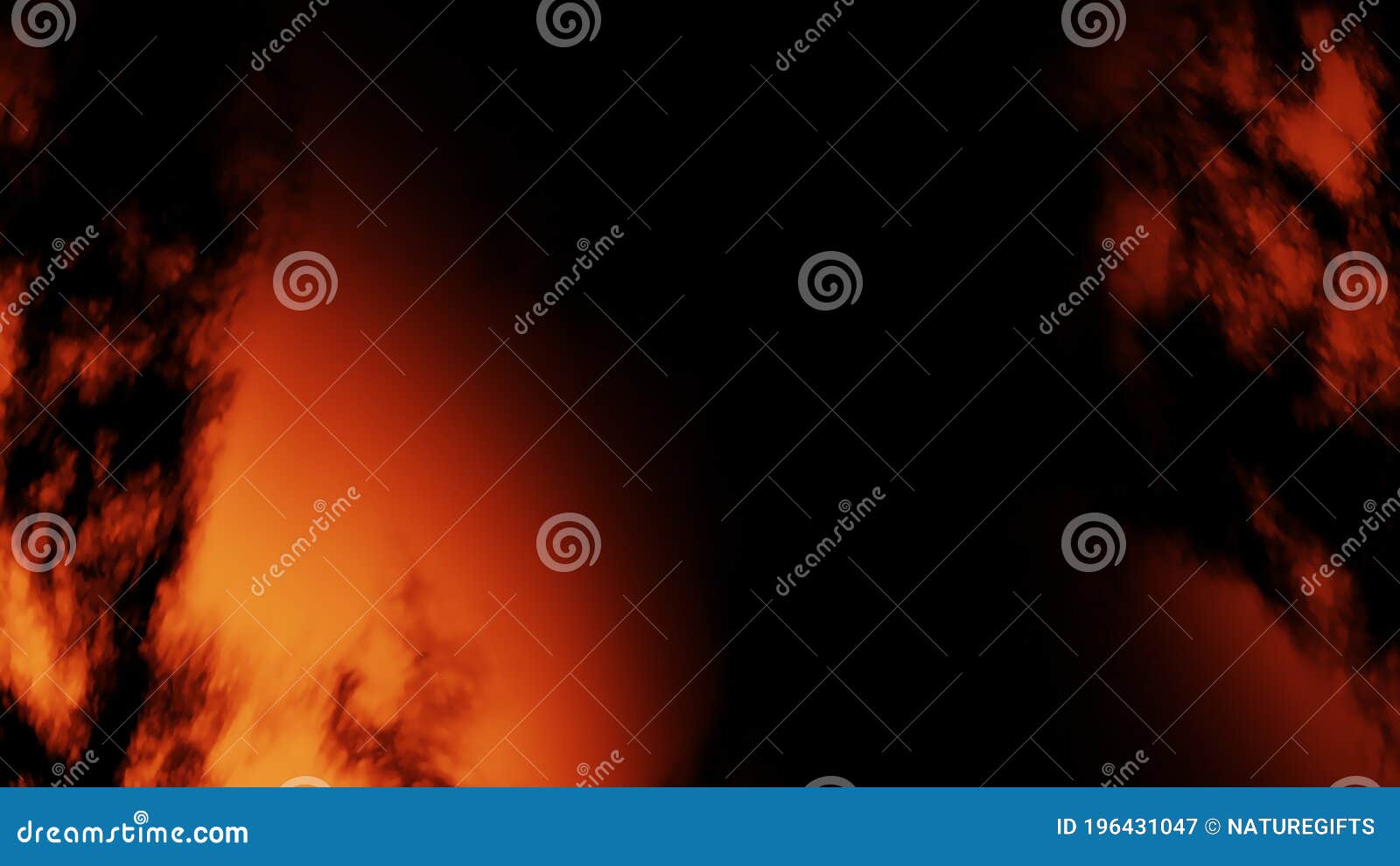 Realistic Fire Backgrounds Digital Rendering Stock Image - Image of ...