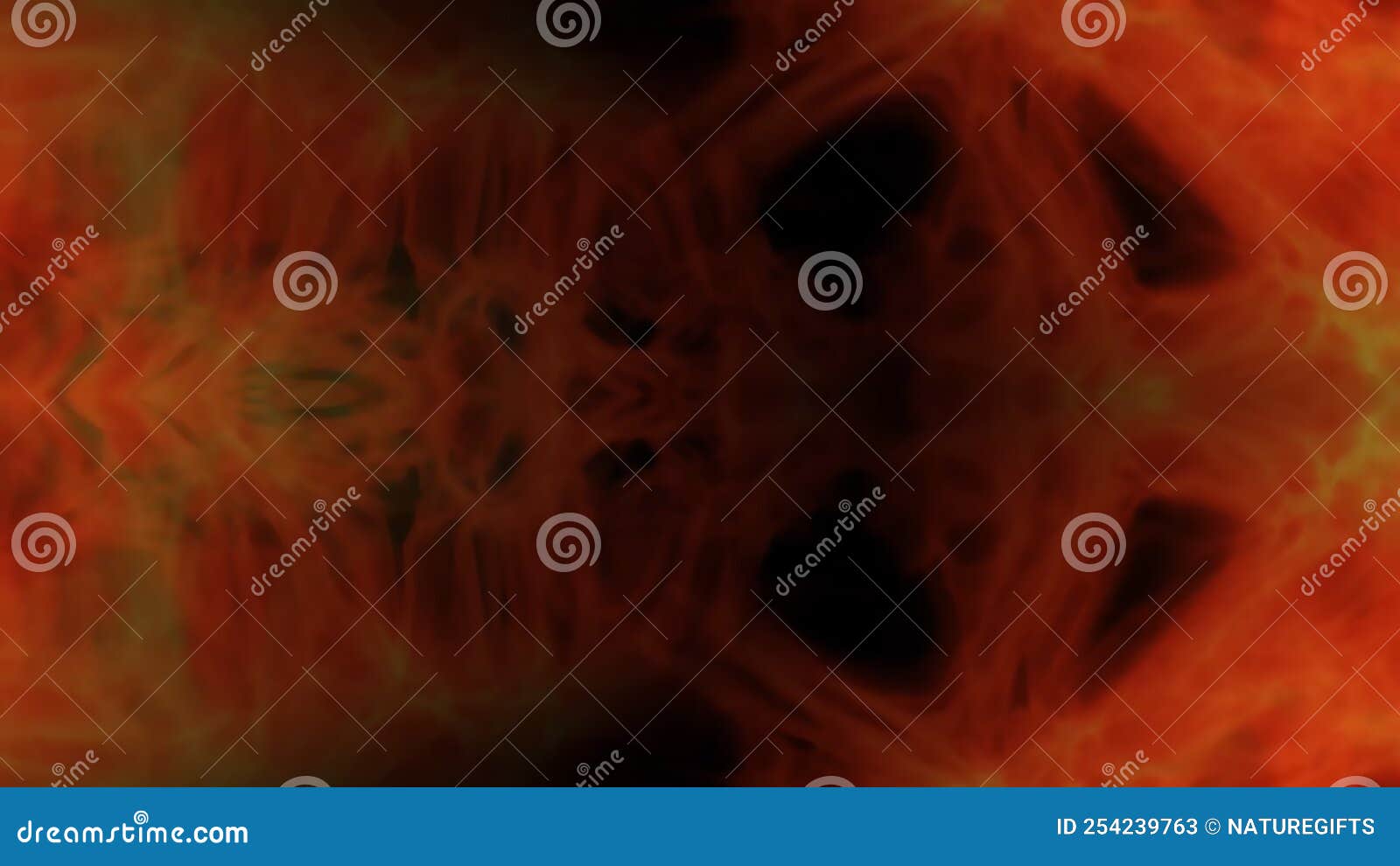 Realistic Fire Effect Backgrounds Digital Rendering Stock Illustration ...