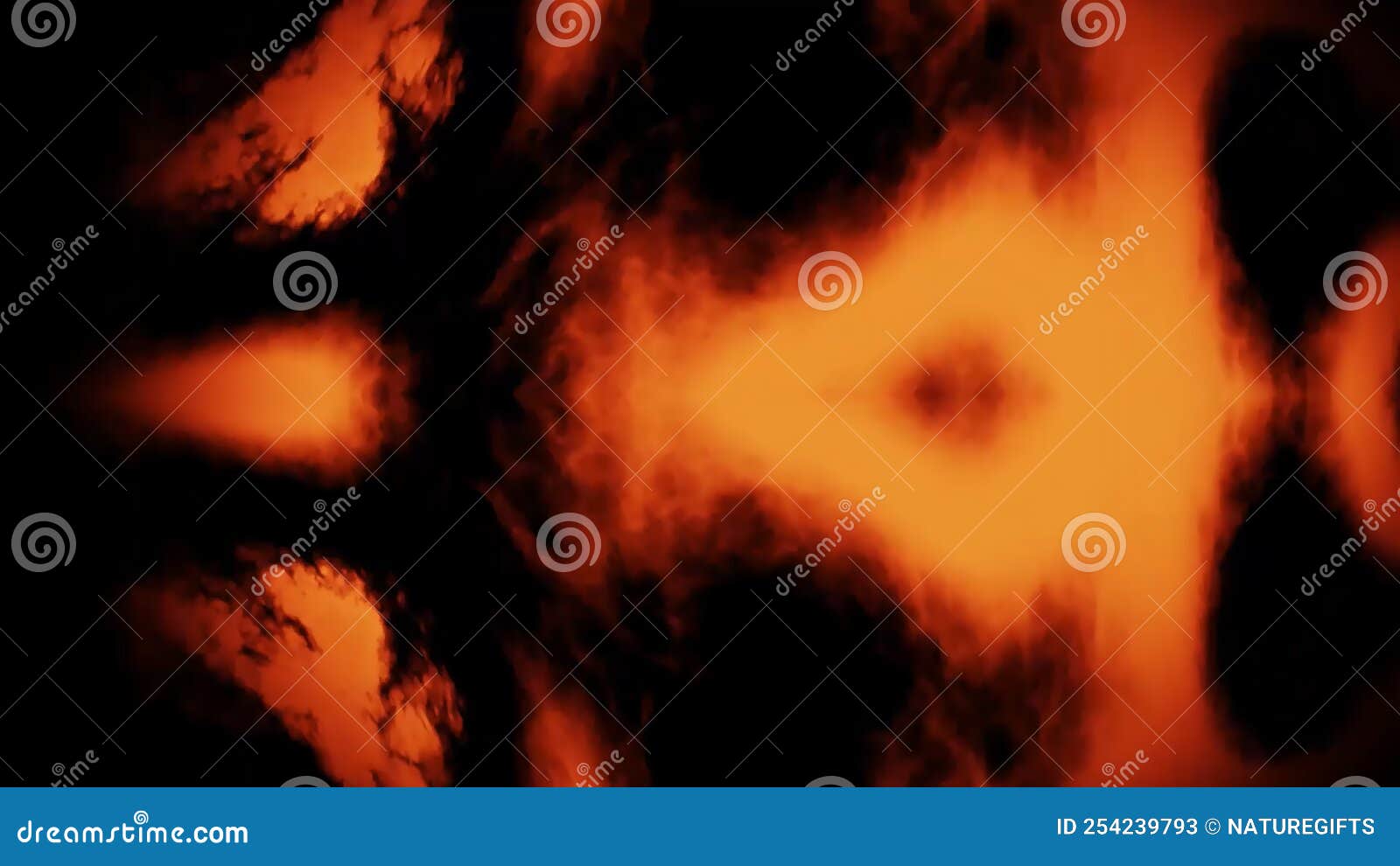 Realistic Fire Effect Backgrounds Digital Rendering Stock Illustration ...